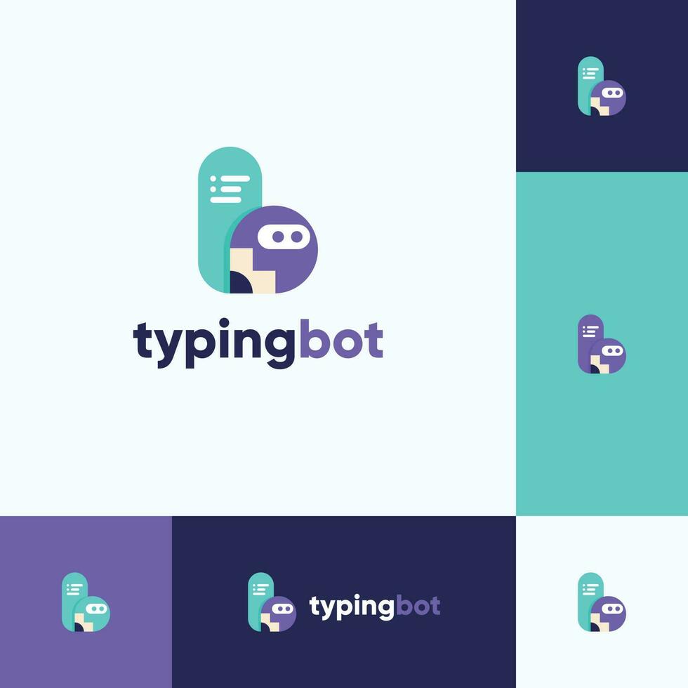 robot logo, artificial intelligence logo, technology logo 25747035 ...