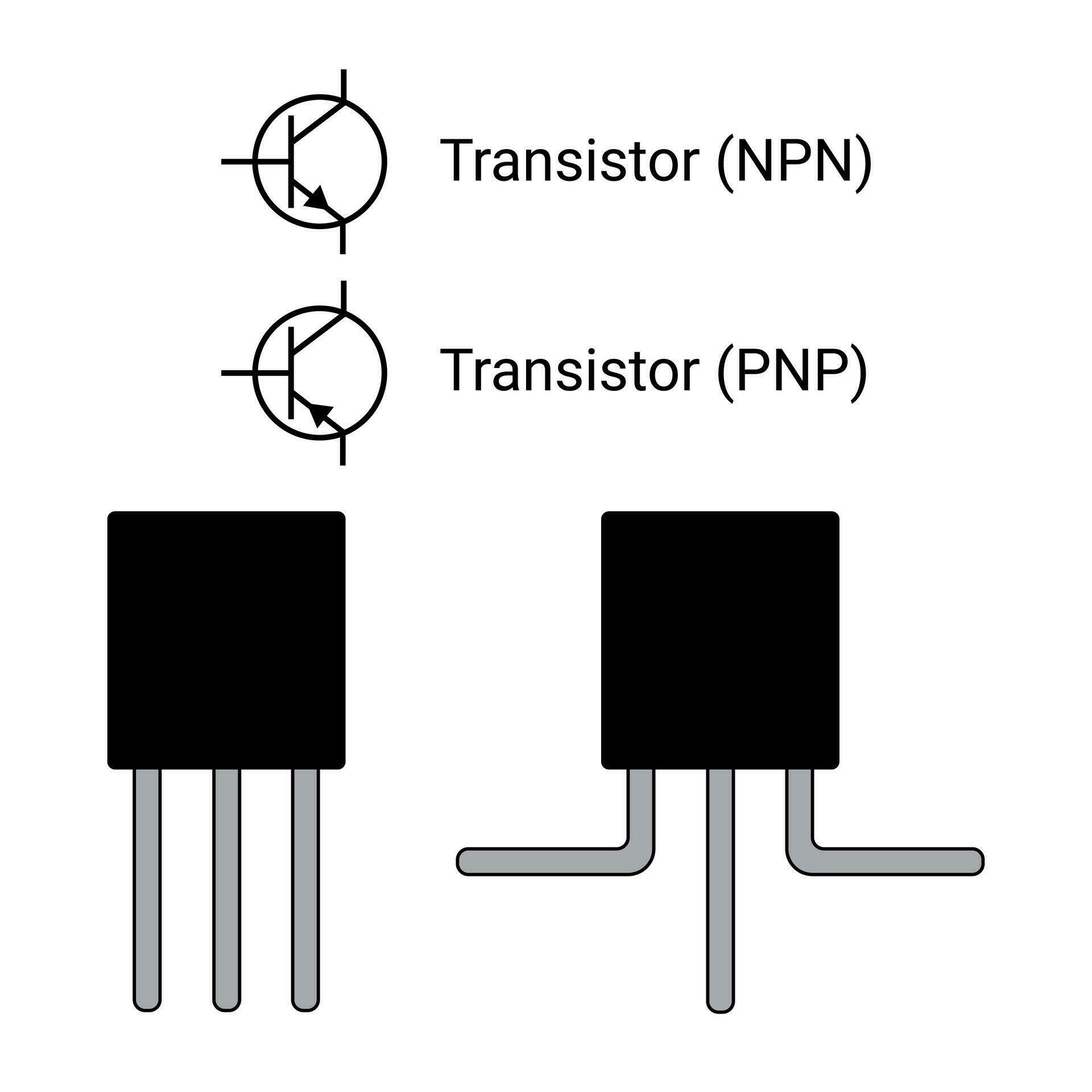 Transistor and Symbol. NPN and PNP Transistors. 25747544 Vector Art at ... Transistor and Symbol. NPN and PNP Transistors. 25747544 Vector Art at ...
