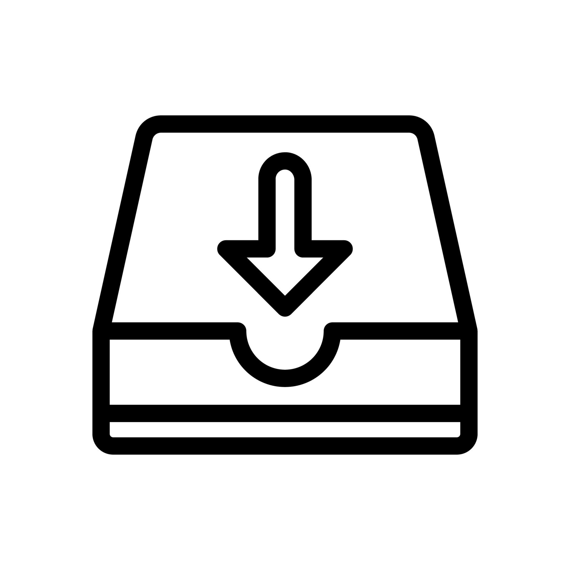 Inbox isolated sign symbol icon suitable for display, website, logo and ...