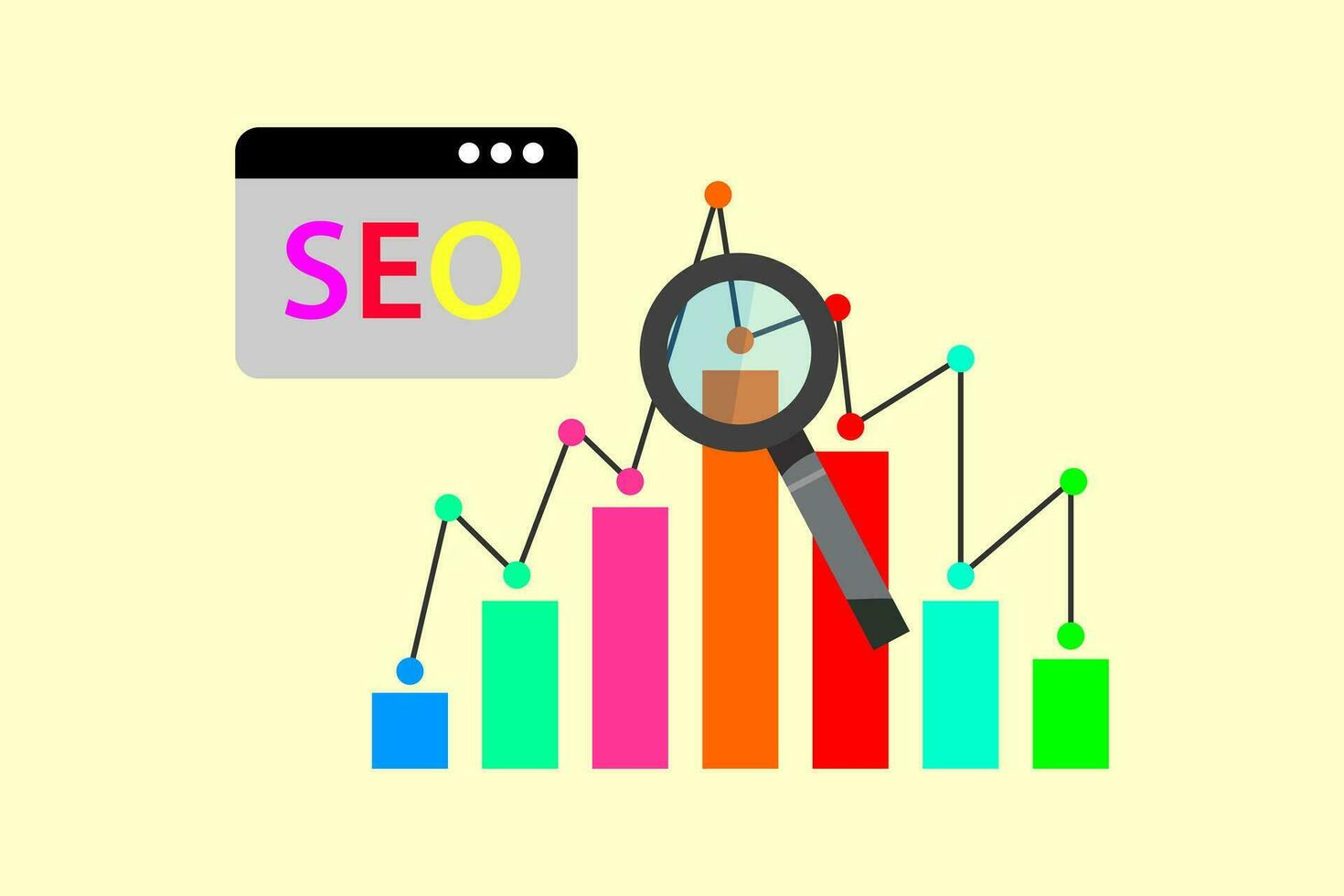 business graph and chart, Search engine optimization, Business ...