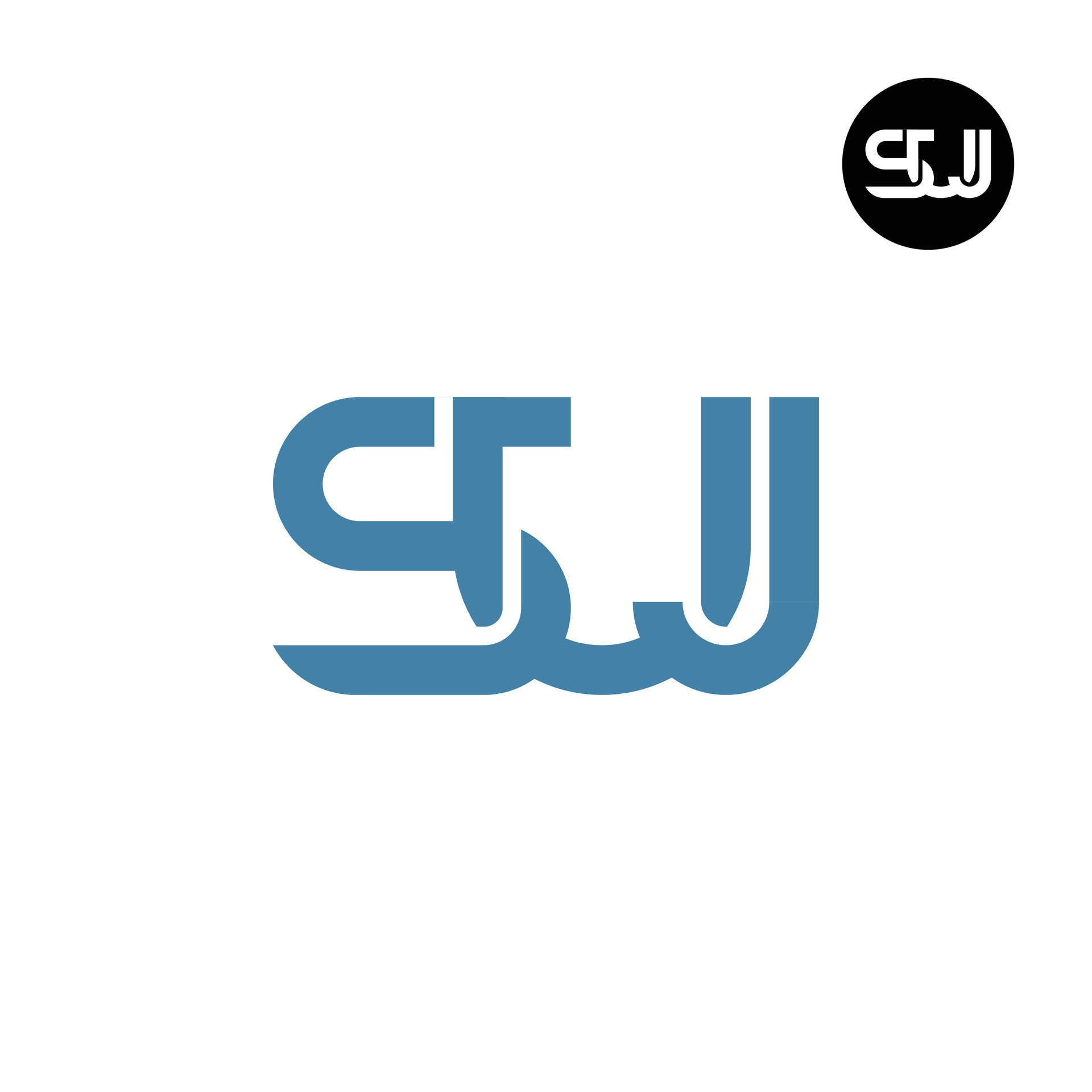 Letter SUJ Monogram Logo Design 25753070 Vector Art at Vecteezy