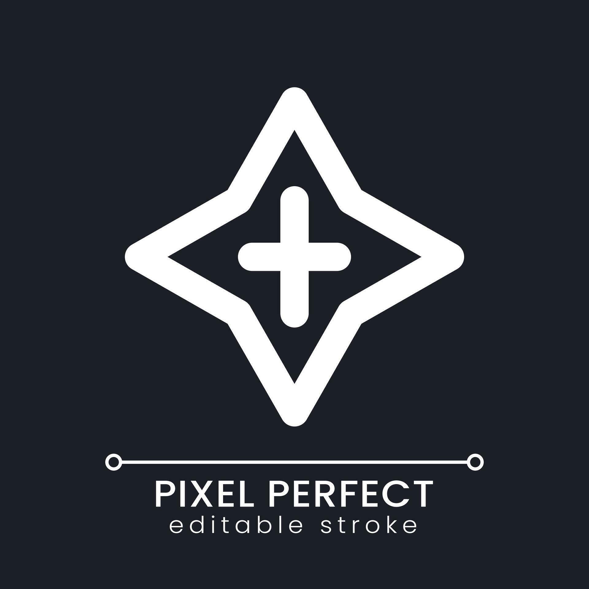 Blink Transition Pixel Perfect White Linear Ui Icon For Dark Theme Video Editing Option Visual