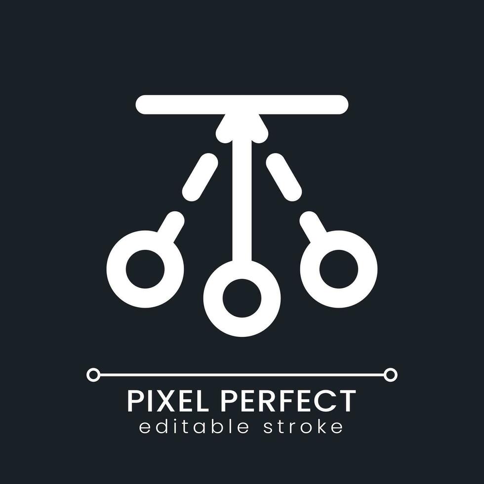 Pendulum animation pixel perfect white linear ui icon for dark theme ... Pendulum animation pixel perfect white linear ui icon for dark theme ...