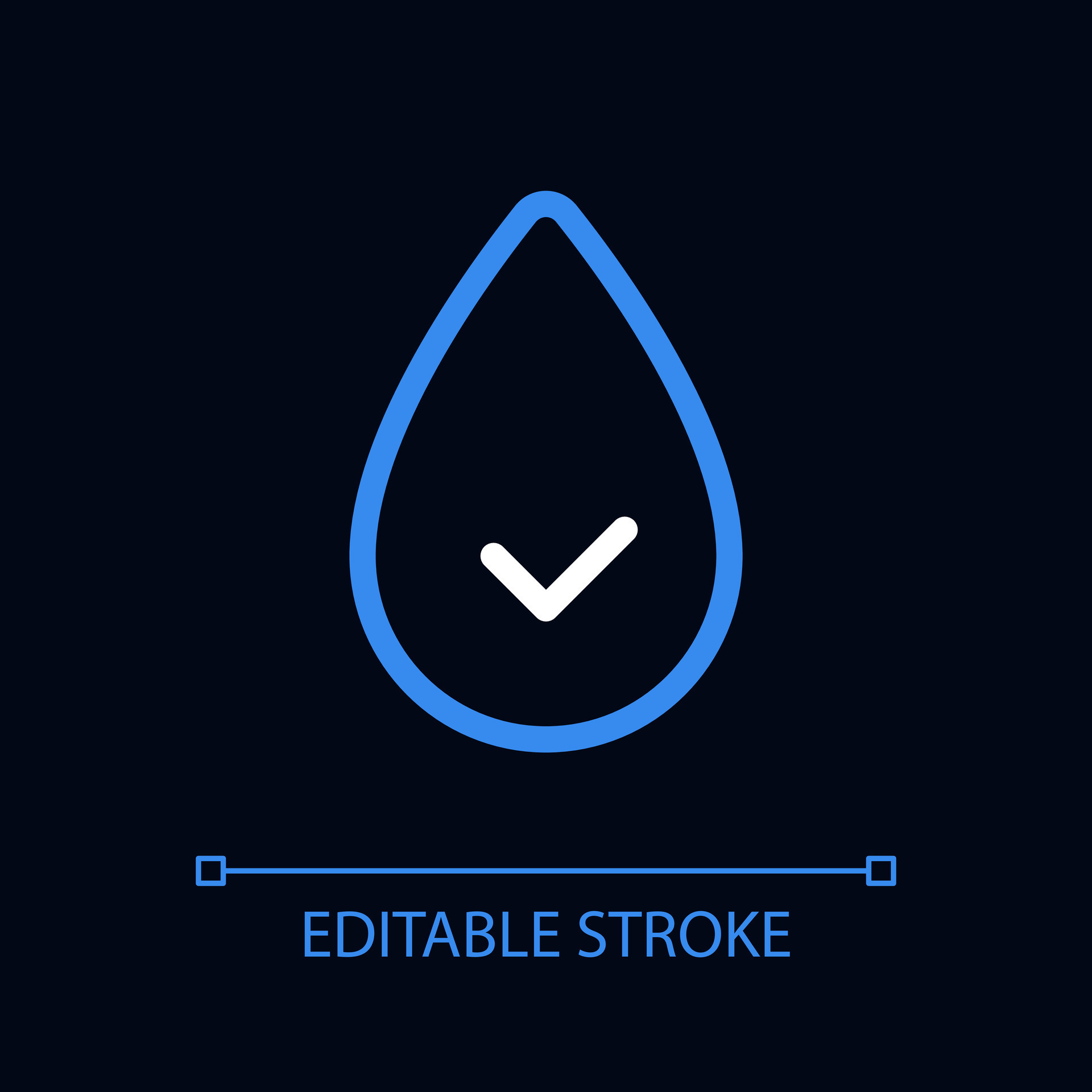 Hydration pixel perfect color linear ui icon for dark theme. Consume water. Stay hydrated ...