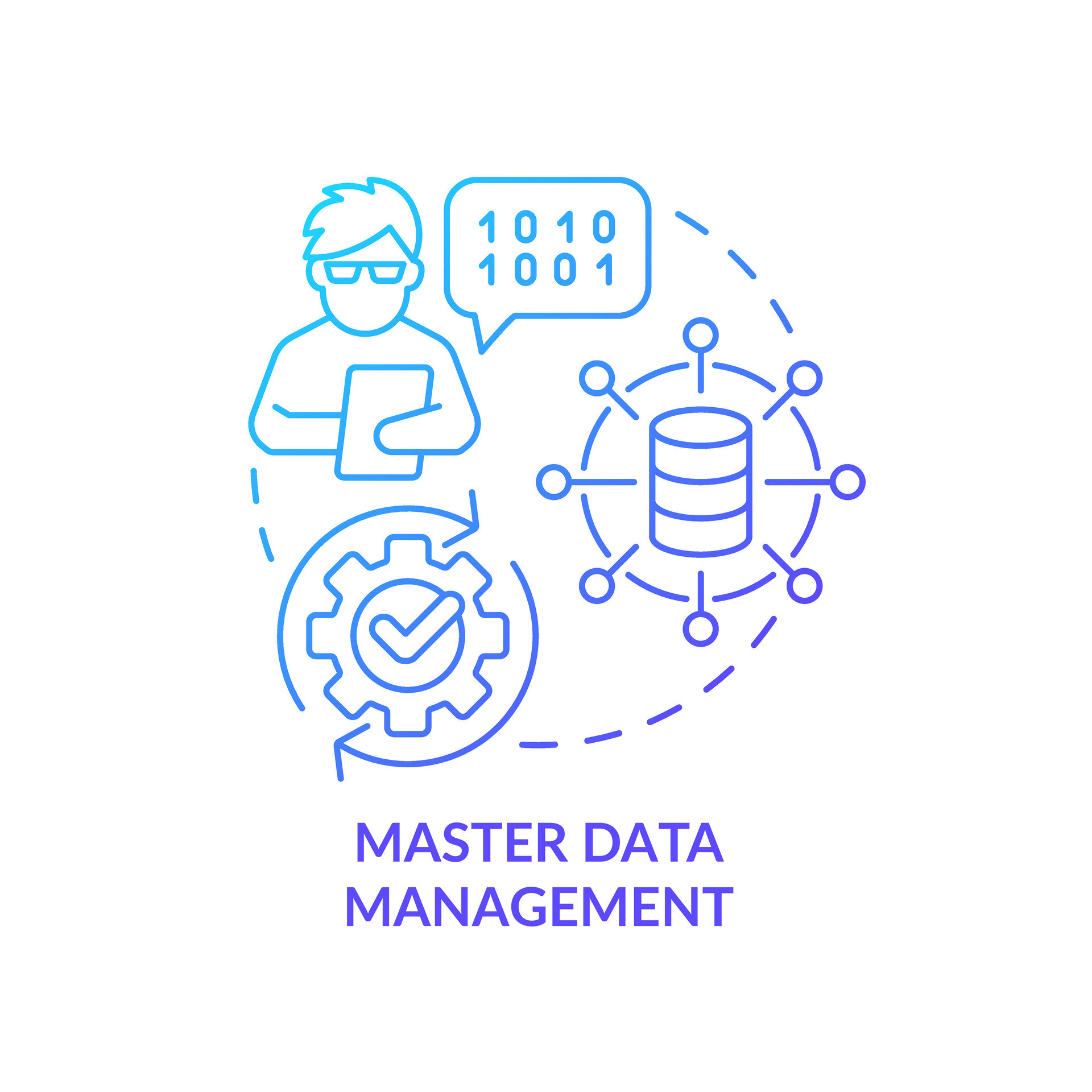 Master database management blue gradient concept icon. Information ... Master database management blue gradient concept icon. Information ...
