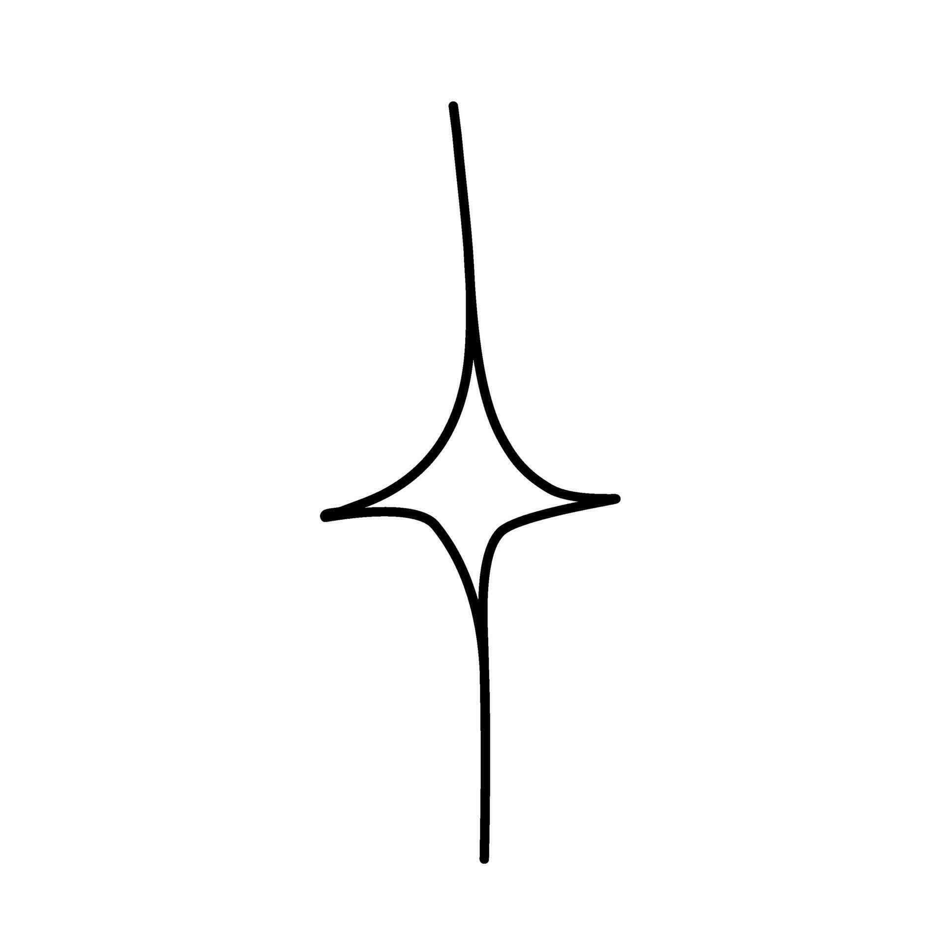 sparkle star line art glitter outline 25771278 Vector Art at Vecteezy