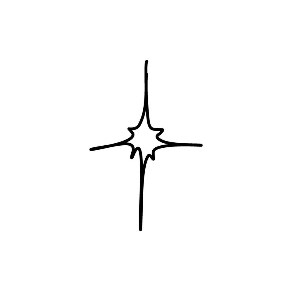 sparkle star line art glitter outline 25771283 Vector Art at Vecteezy