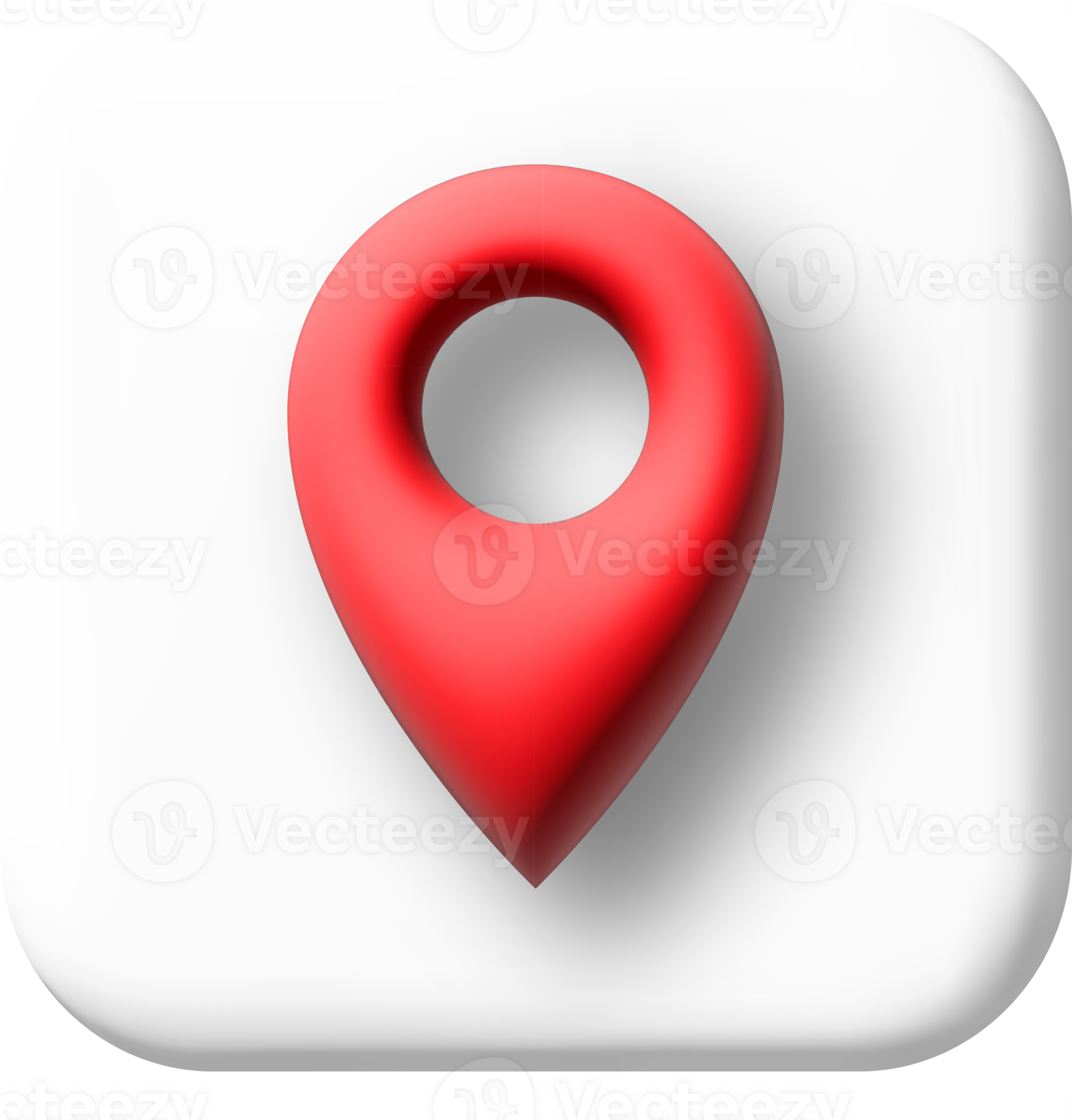Checkmark Icon Approvement Concept Geolocation Map Mark Point Location 3d Cartoon