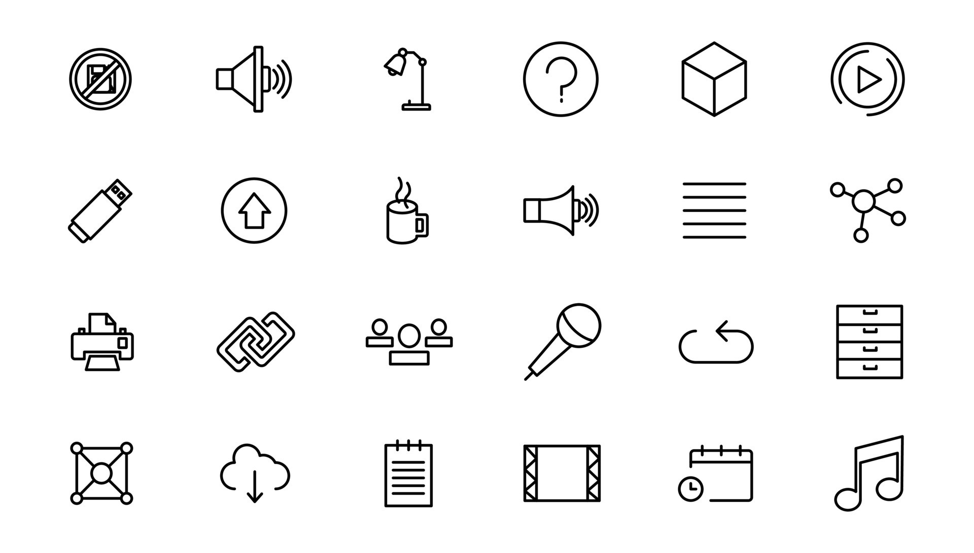 Project management icon collection. Time management and planning ...