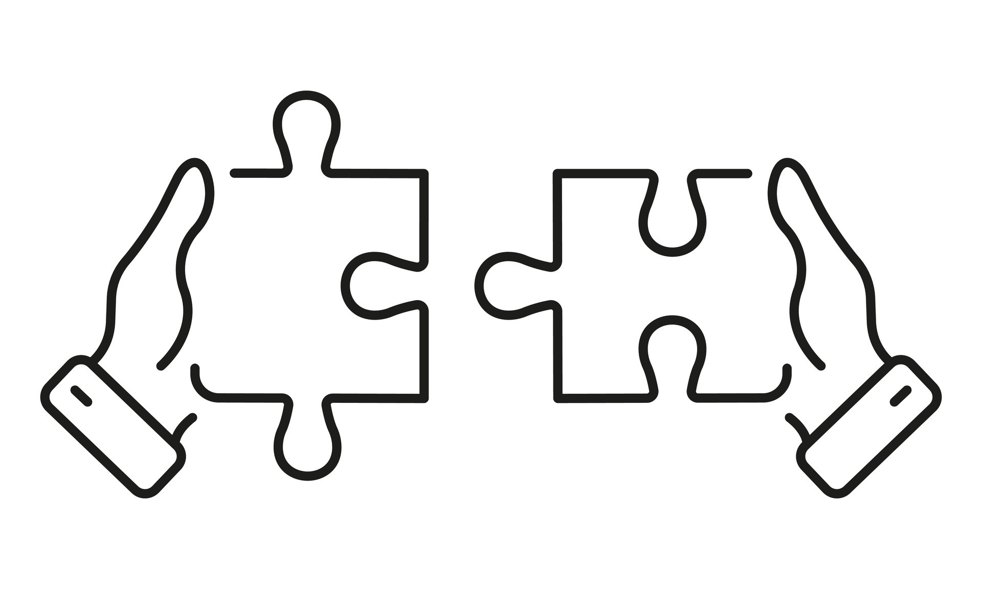 Two Puzzle Pieces Together