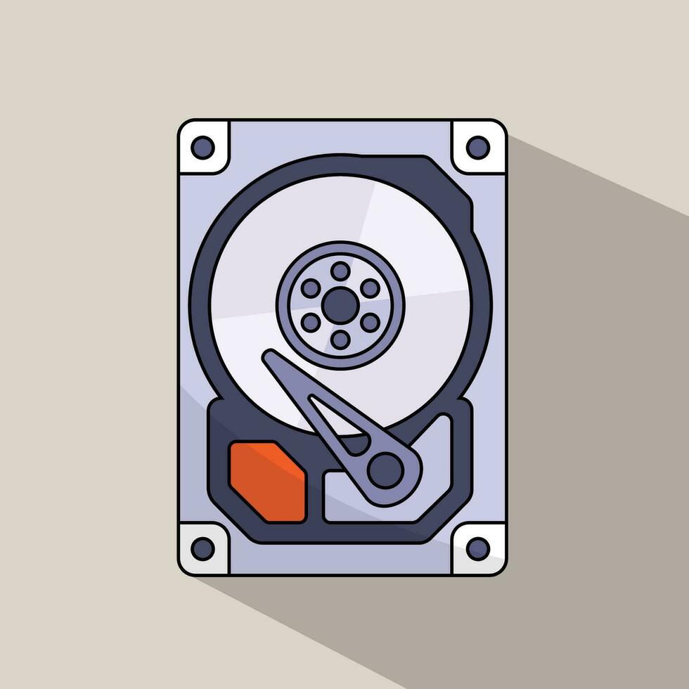 The Illustration of Hard Disk 25779931 Vector Art at Vecteezy