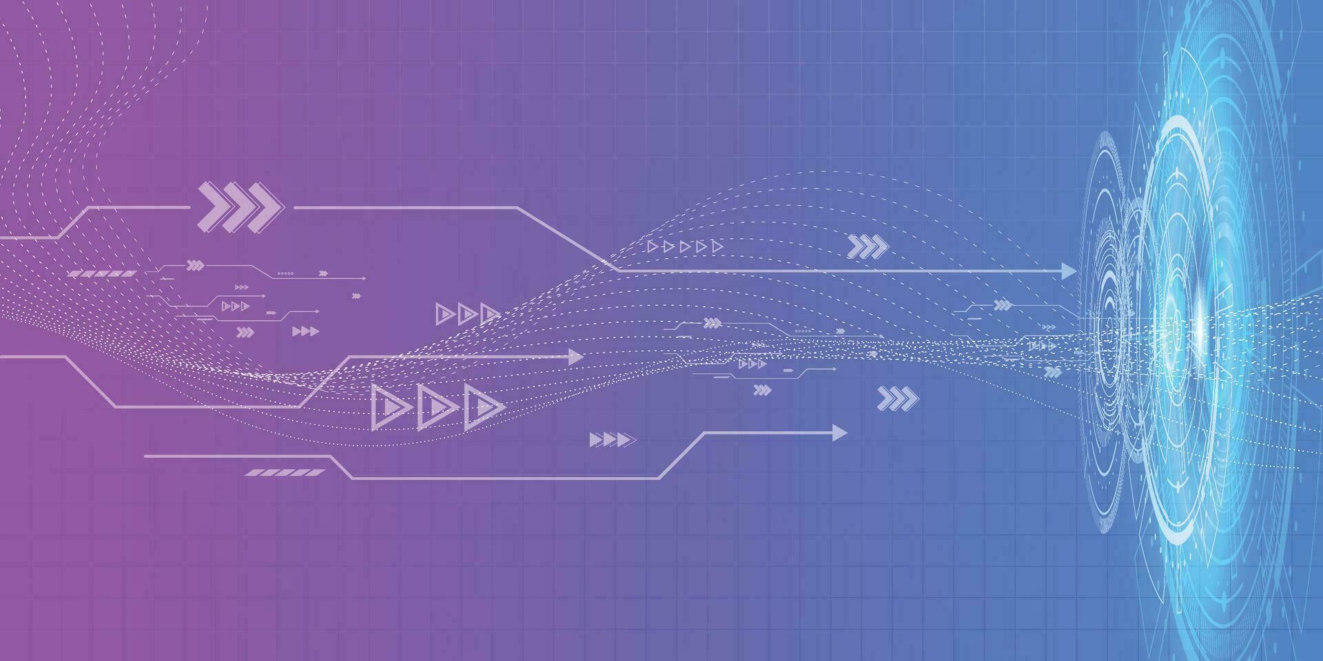 Abstract technology gradient background.circuit circle line digital ...
