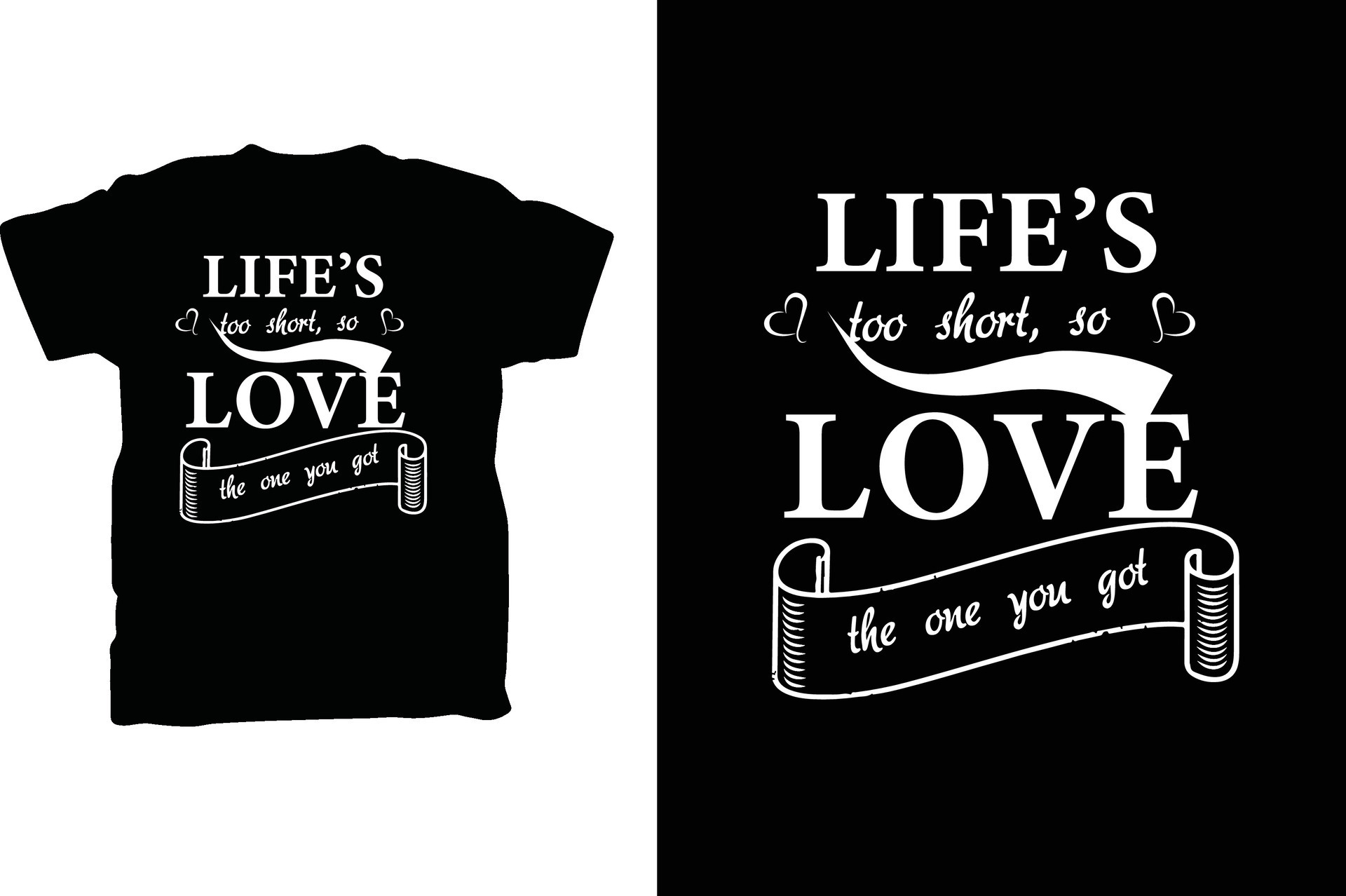 Love T Shirt Design 25780577 Vector Art At Vecteezy