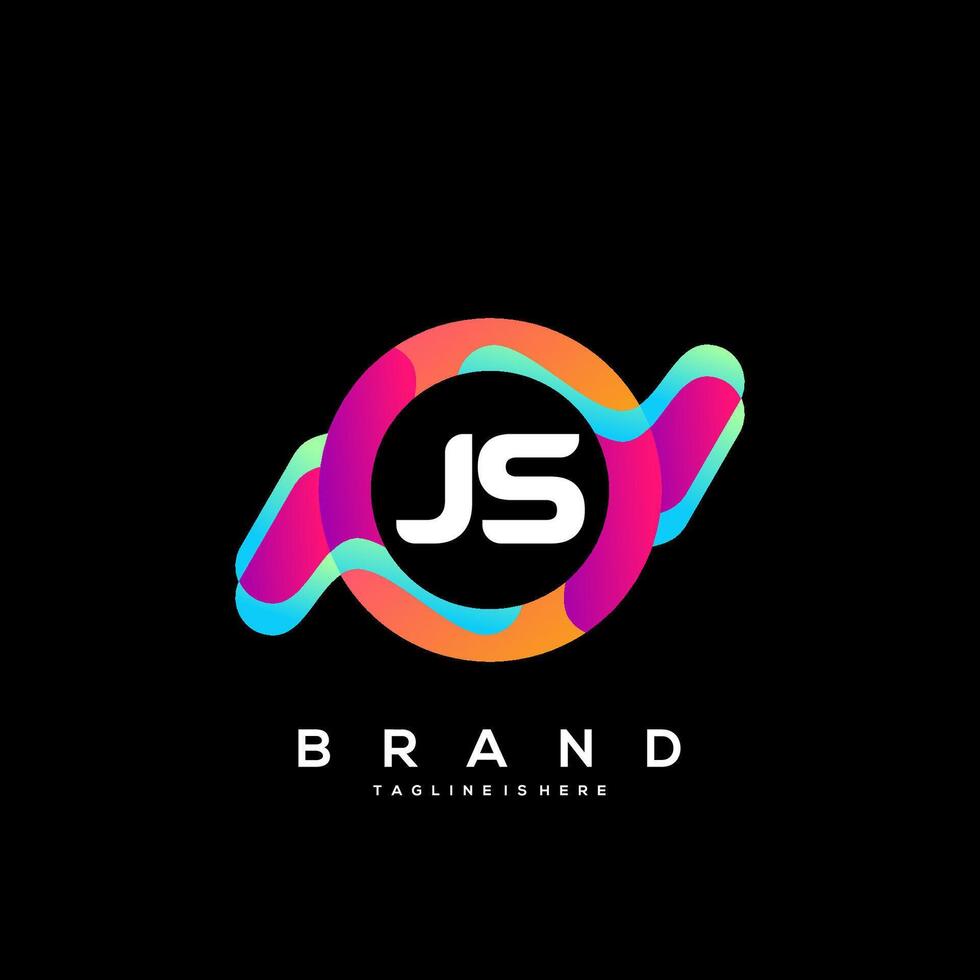 Letter JS initial Logo Vector With colorful 25781200 Vector Art at Vecteezy Letter JS initial Logo Vector With colorful 25781200 Vector Art at Vecteezy