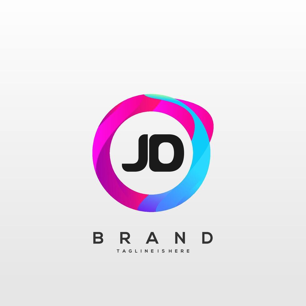 Letter JD gradient color logo vector design 25781328 Vector Art at Vecteezy Letter JD gradient color logo vector design 25781328 Vector Art at Vecteezy