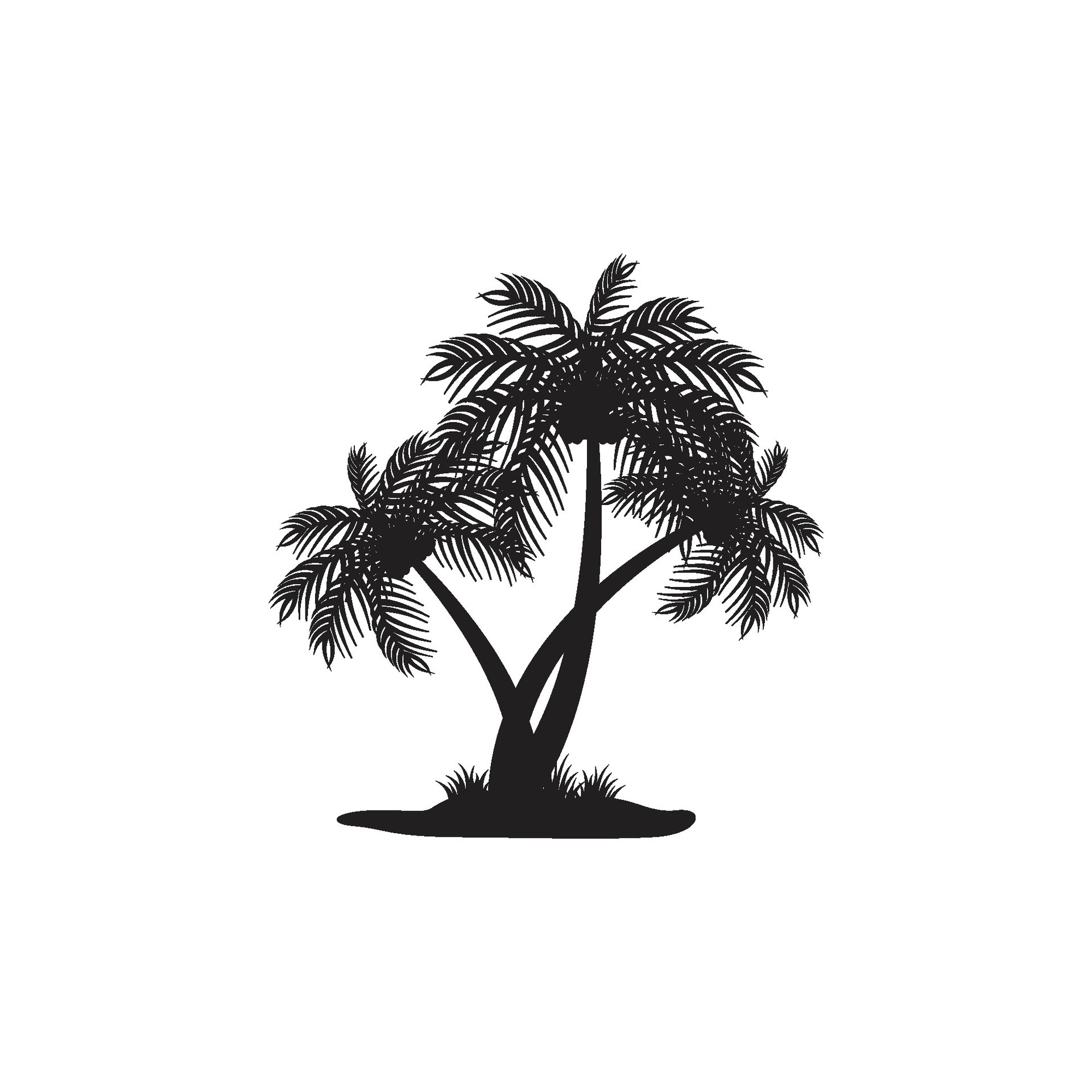 coconut tree vector 25782653 Vector Art at Vecteezy