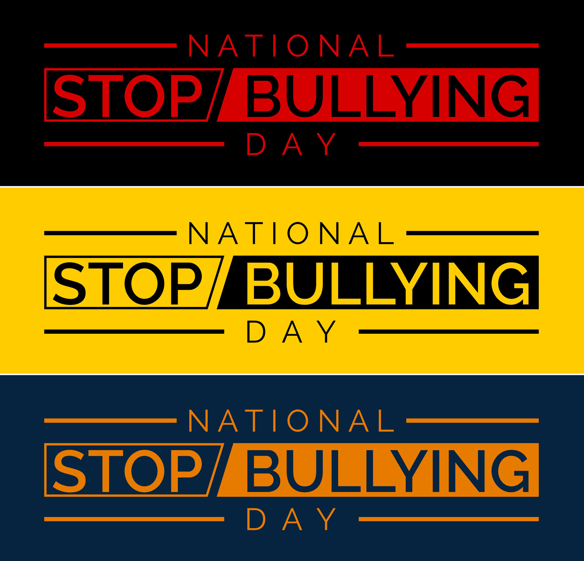 national stop bullying day 25788912 Vector Art at Vecteezy national stop bullying day 25788912 Vector Art at Vecteezy