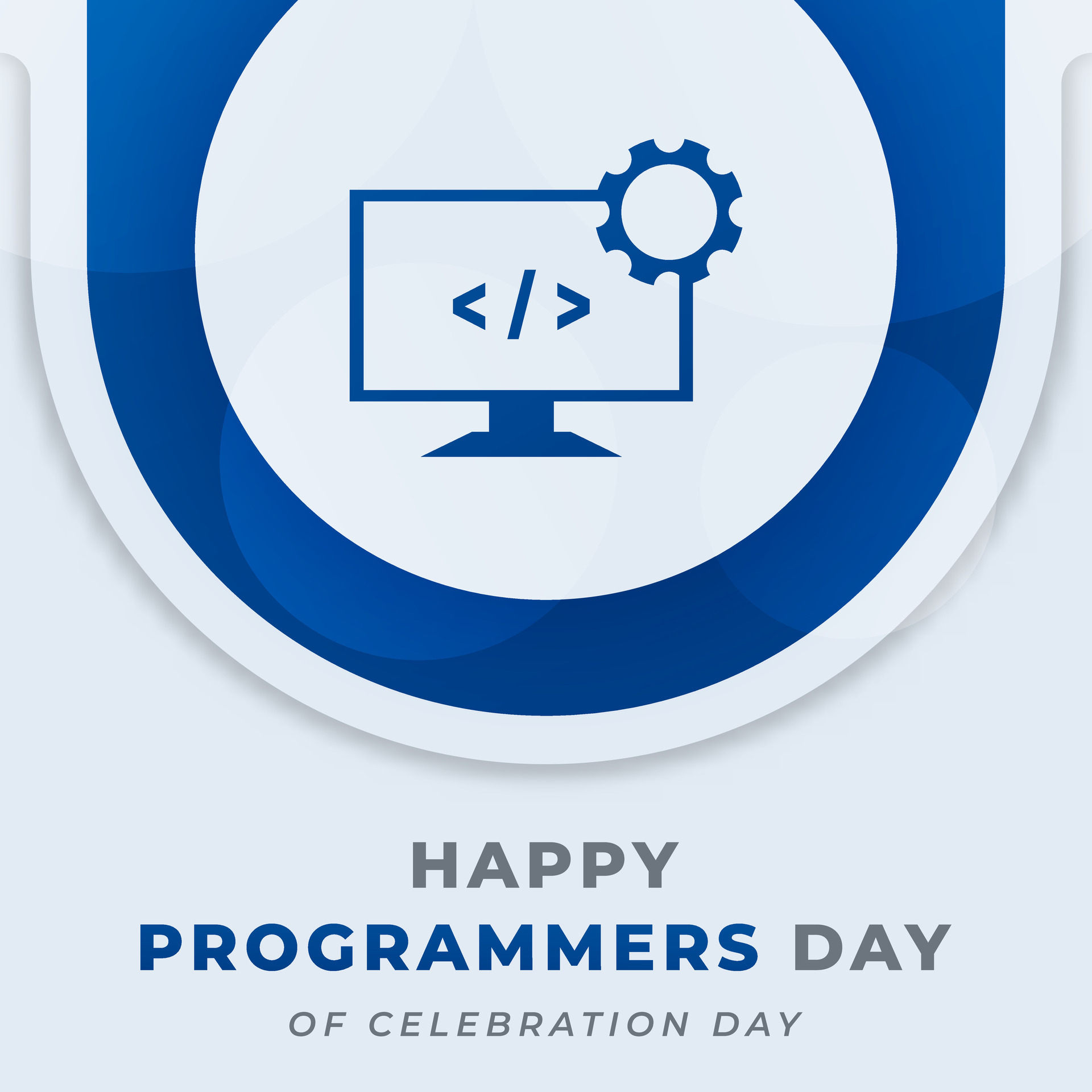International Programmers Day Celebration Vector Design Illustration for Background, Poster ...