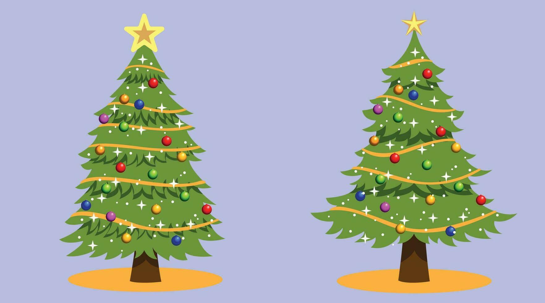 Christmas Trees vector 25799356 Vector Art at Vecteezy