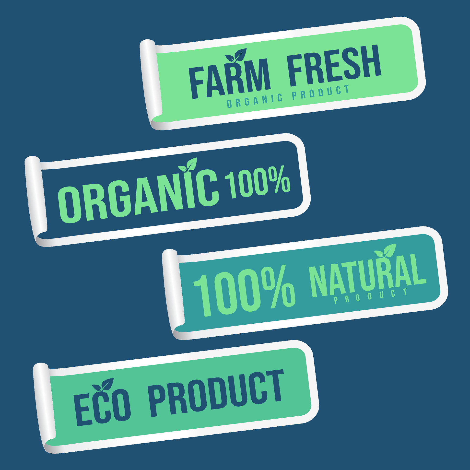 Natural And Organic Labels Setvector Illustration 25802229 Vector Art At Vecteezy