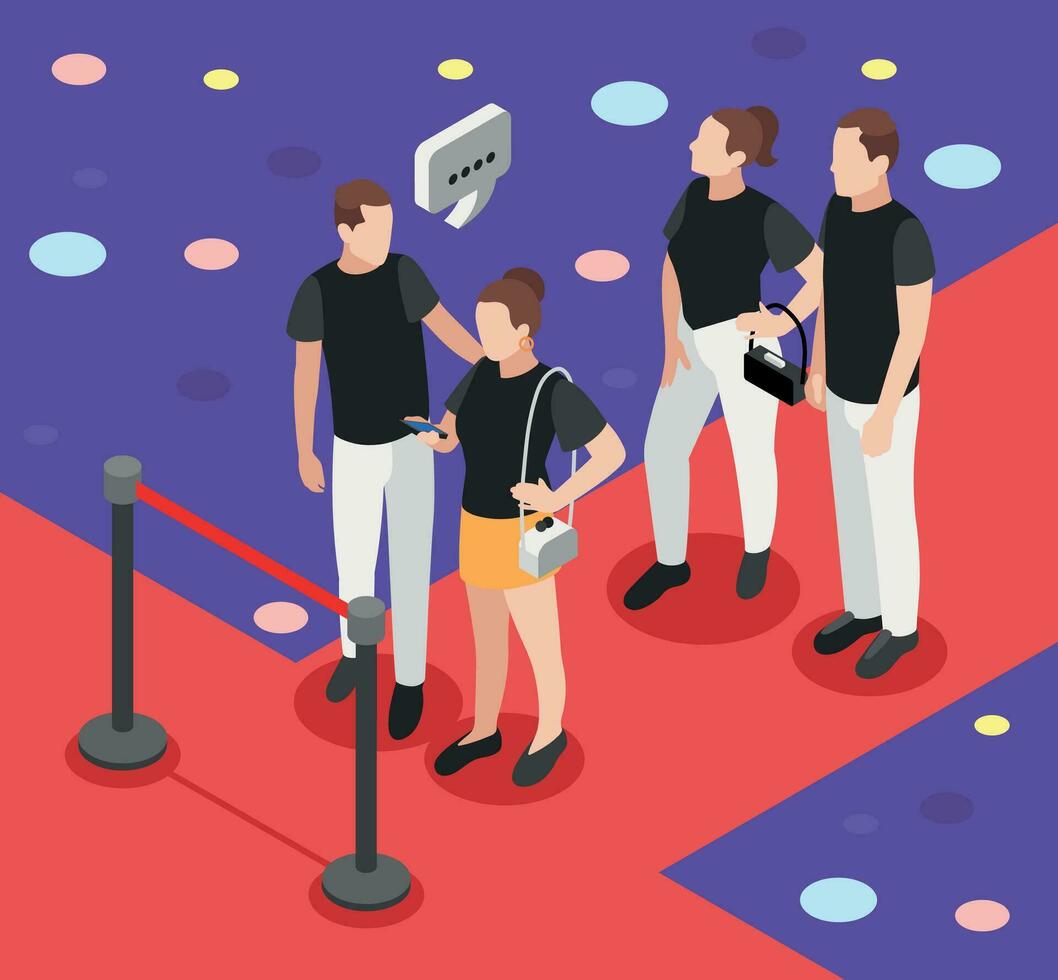 Queue Isometric Colored Composition 25802939 Vector Art at Vecteezy Queue Isometric Colored Composition 25802939 Vector Art at Vecteezy