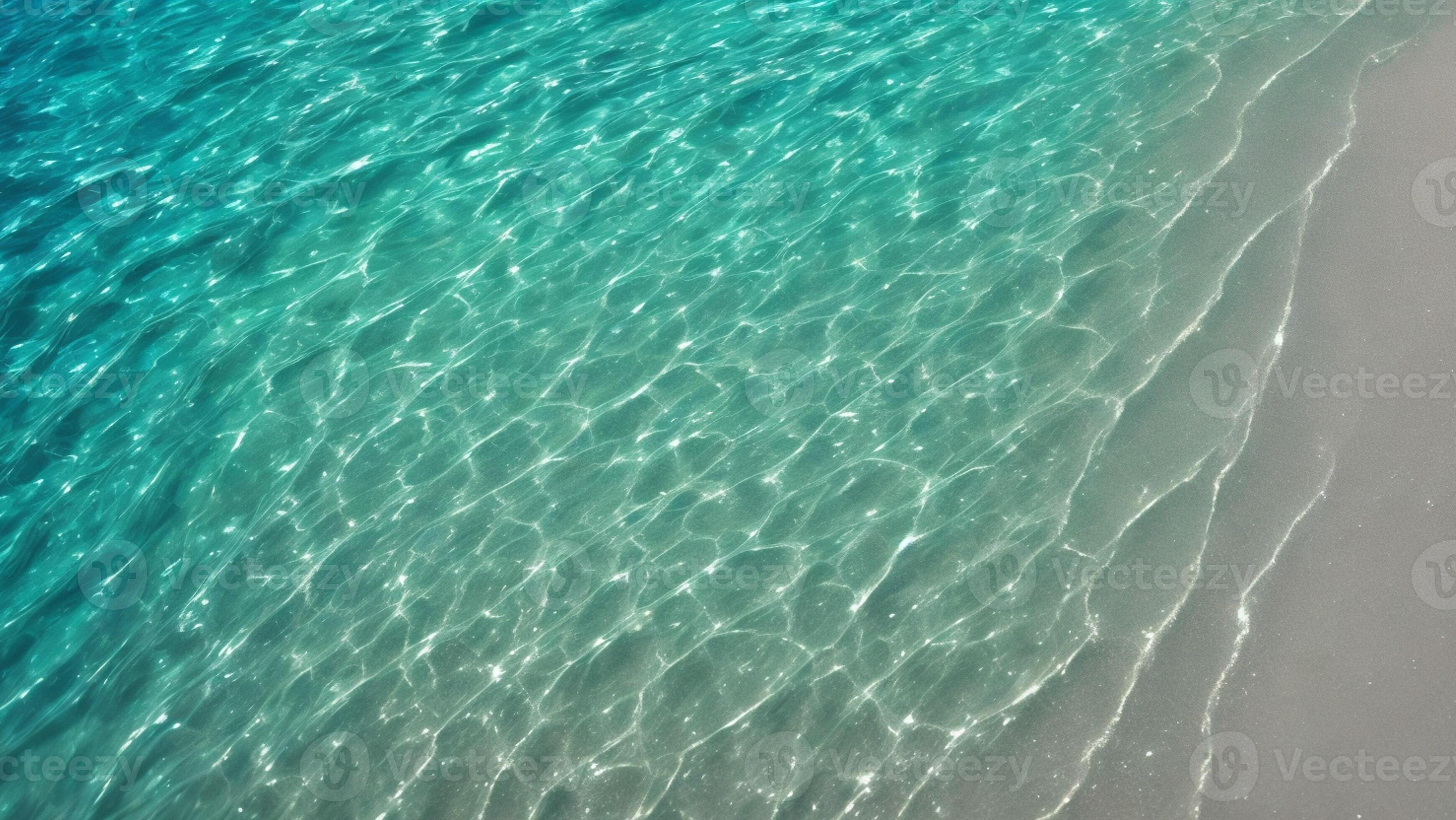 Summer clear water, shore, beach, sunlight, ripple reflection, transparency 25805382 Stock Photo ...