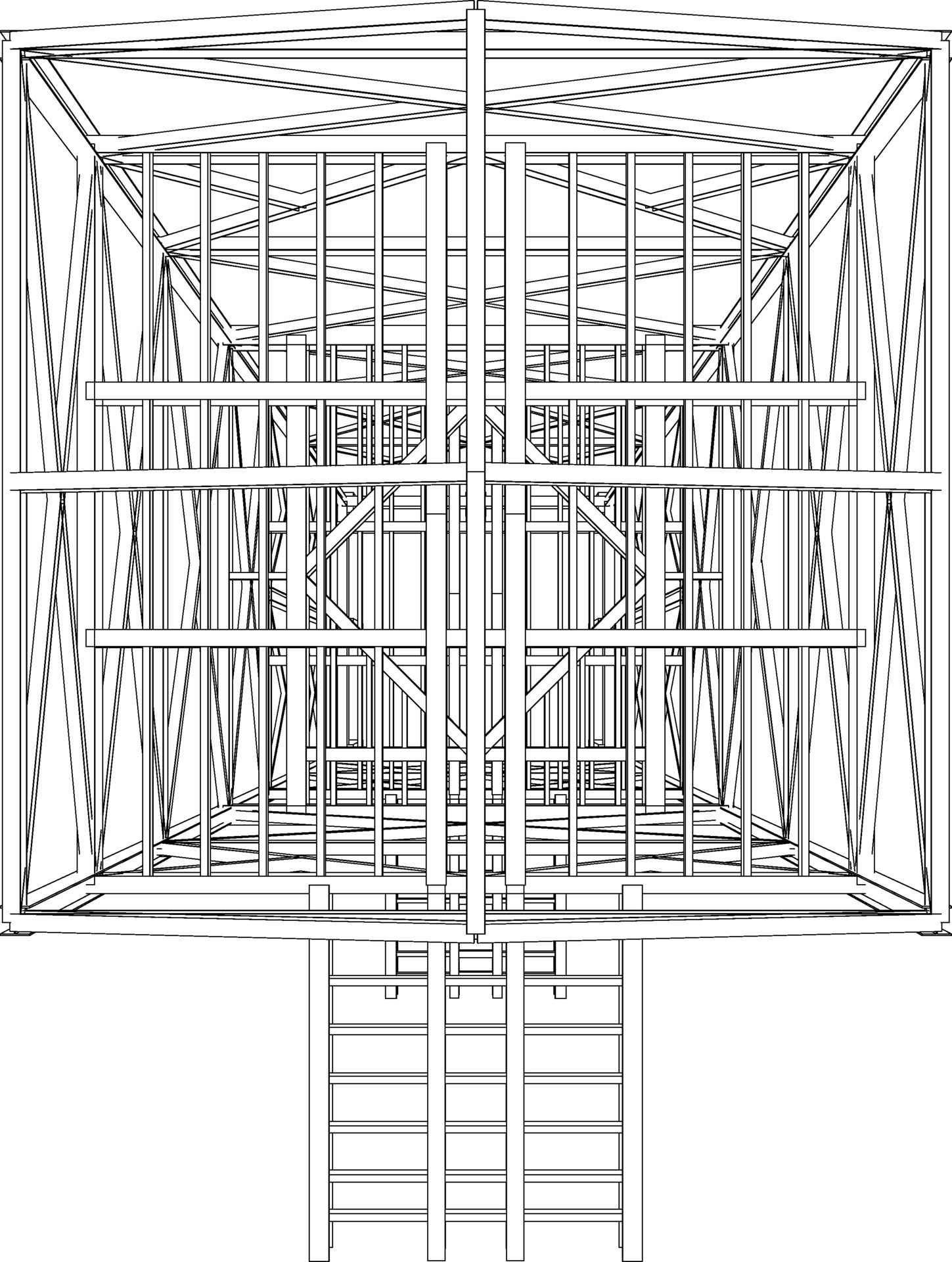 3D illustration of building structure 25822147 Vector Art at Vecteezy