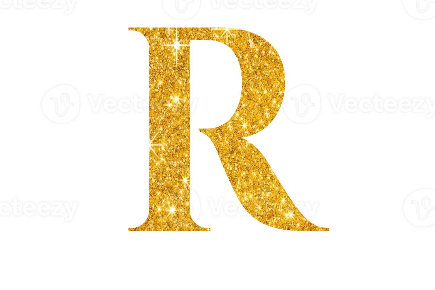 Gold Glitter Alphabet Letters Transparent PNG 25824604 PNG
