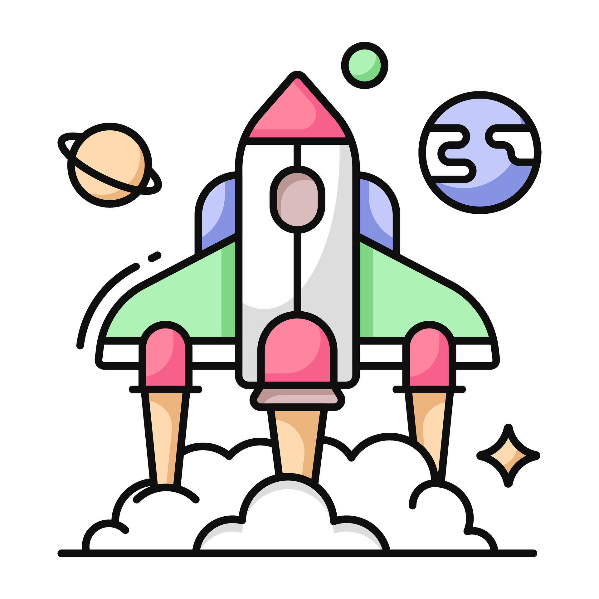Conceptual flat design icon of projectile 25838133 Vector Art at Vecteezy Conceptual flat design icon of projectile 25838133 Vector Art at Vecteezy