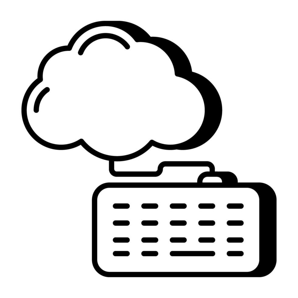 Modern design icon of cloud keyboard 25838623 Vector Art at Vecteezy Modern design icon of cloud keyboard 25838623 Vector Art at Vecteezy