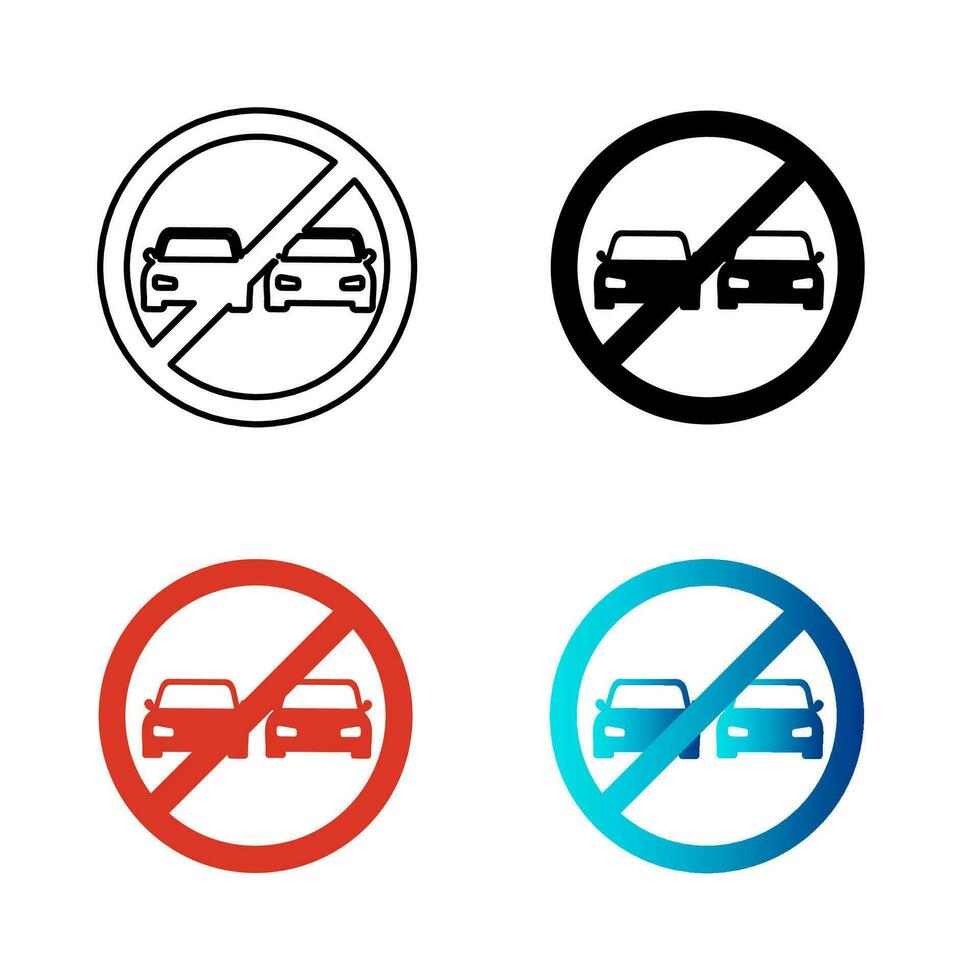 Abstract Do Not Overtaking Silhouette Illustration 25843280 Vector Art At Vecteezy