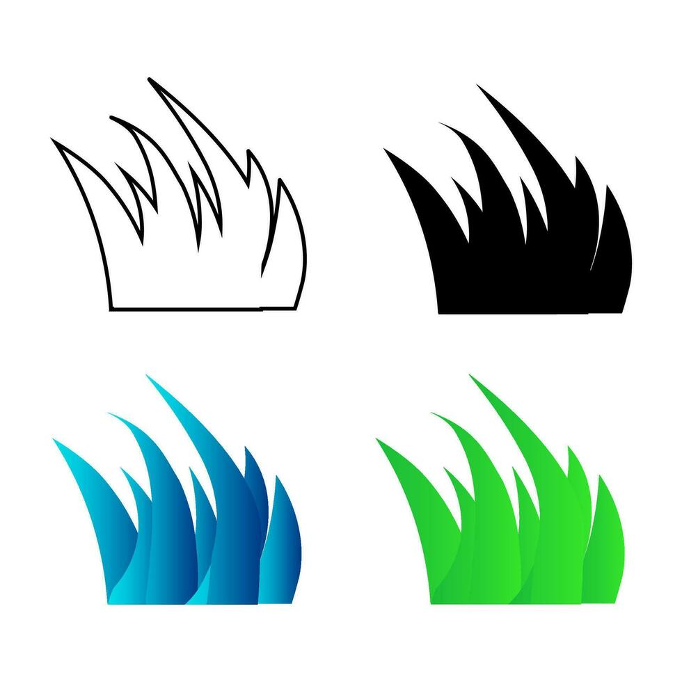 Abstract Grass Silhouette Illustration 25844514 Vector Art At Vecteezy