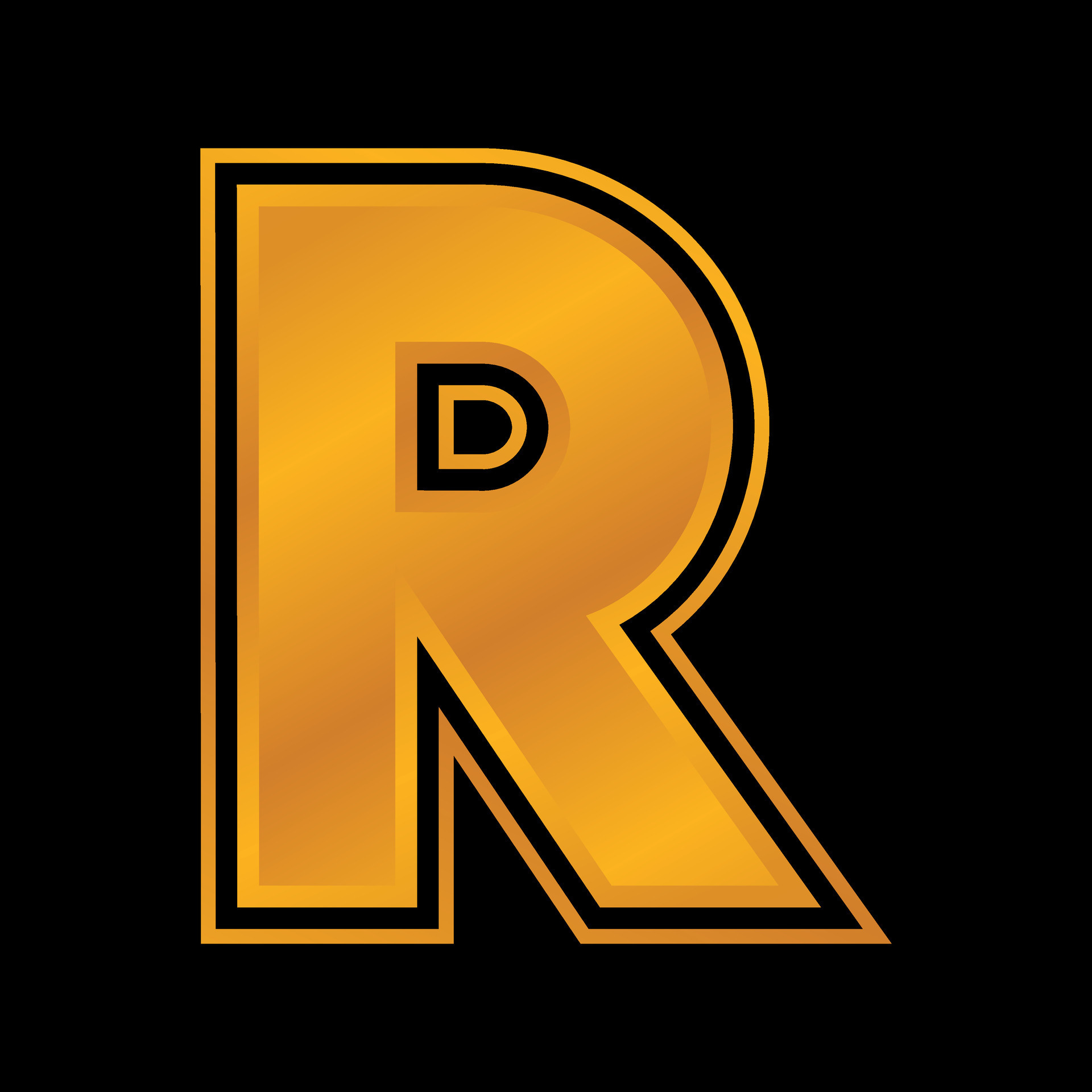 Vector alphabet letters A,B,C,D,E,F,G,H,I,J,K,L,M,N,O,P,Q,R,S,T,U,V,W,X ,Y,Z in elegant gold ...