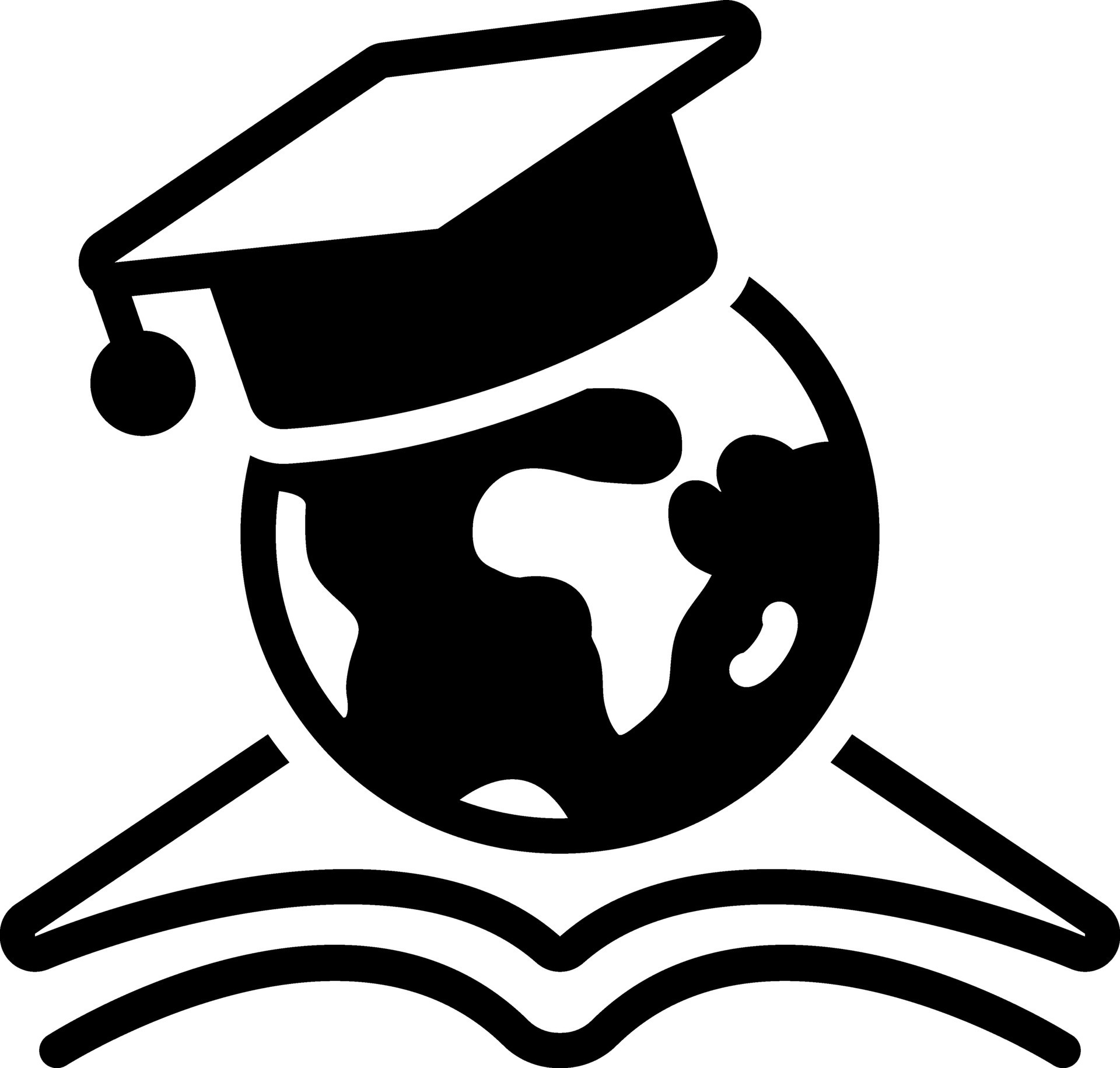 sólido icono para educación para todas 25847731 Vector en Vecteezy