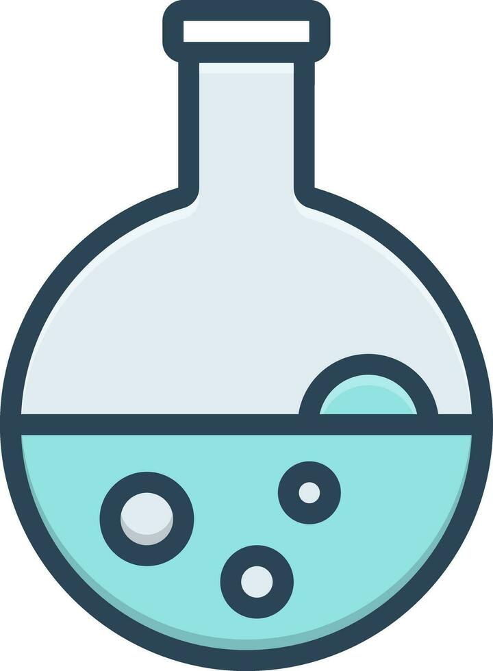 color icon for flask 25847813 Vector Art at Vecteezy