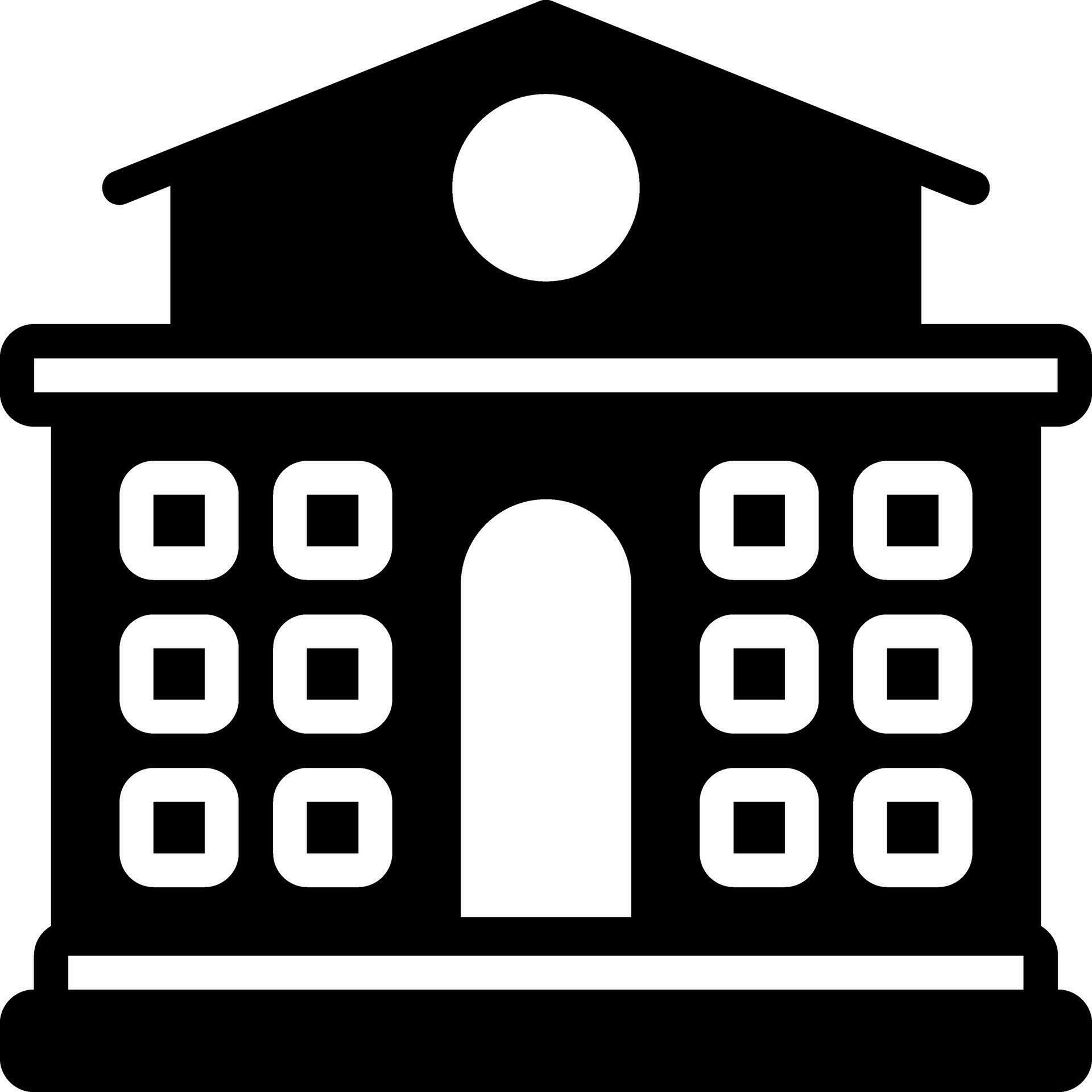 solid icon for school 25847856 Vector Art at Vecteezy