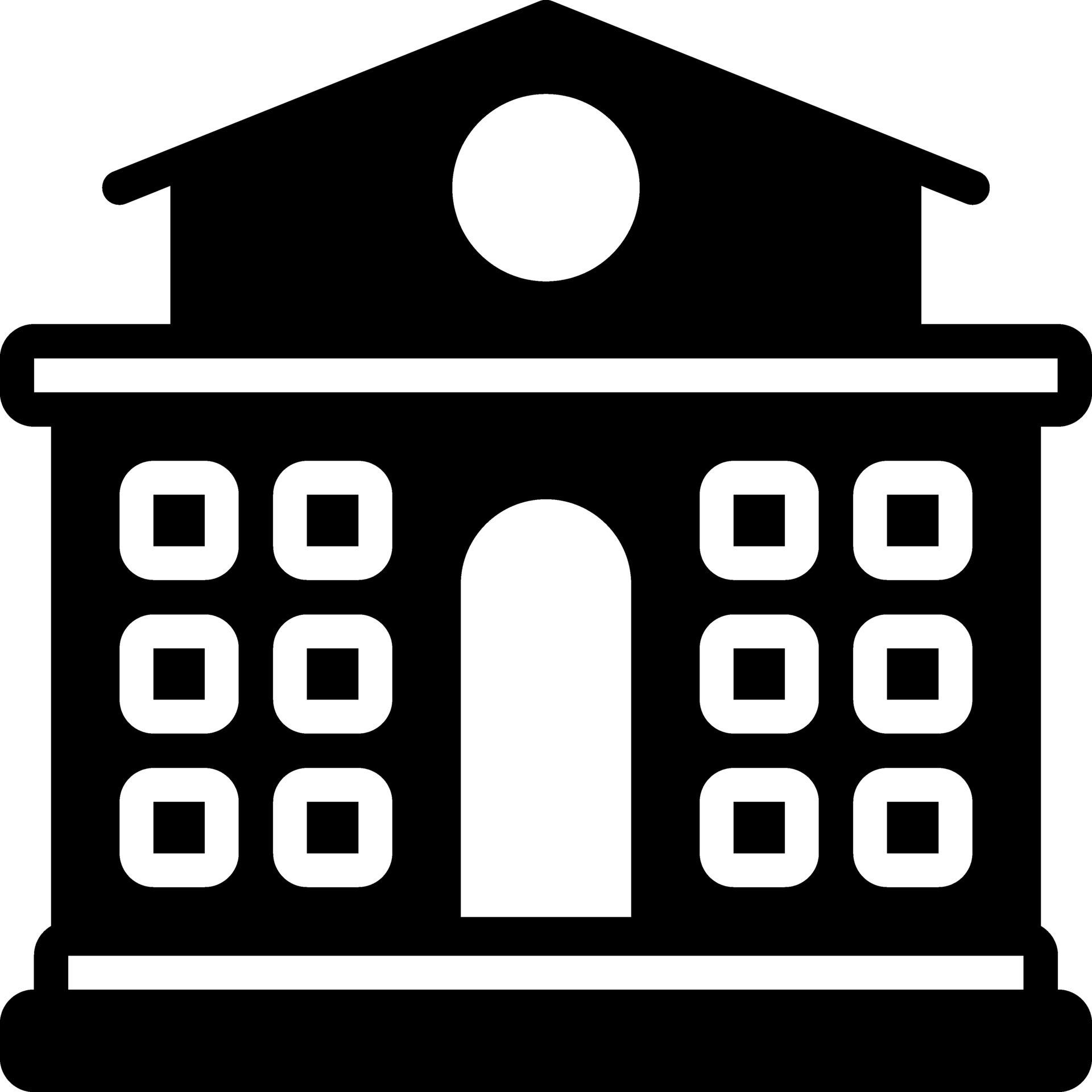 solid icon for school 25847856 Vector Art at Vecteezy