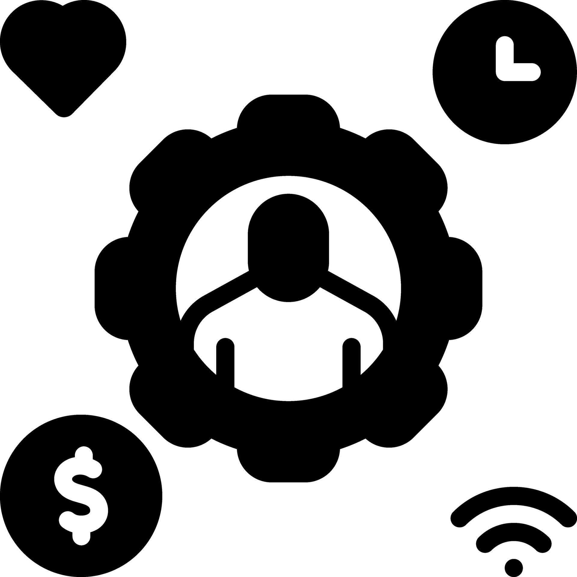 solid icon for resources 25847964 Vector Art at Vecteezy