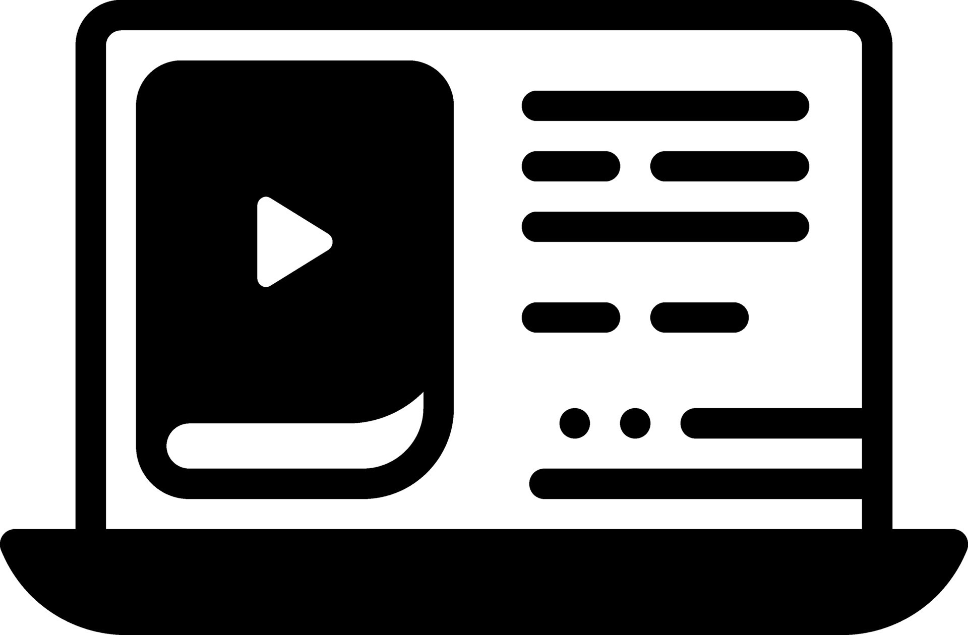 solid icon for course 25848048 Vector Art at Vecteezy