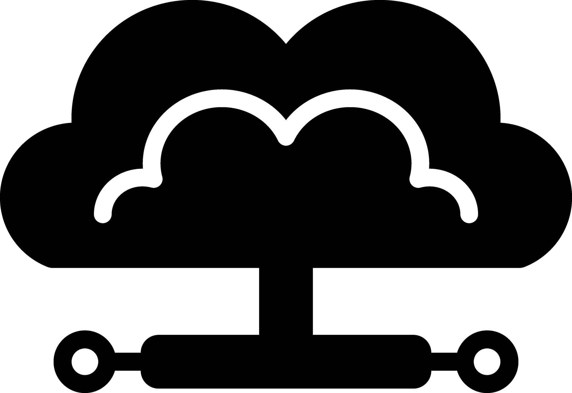 solid icon for cloud 25848680 Vector Art at Vecteezy