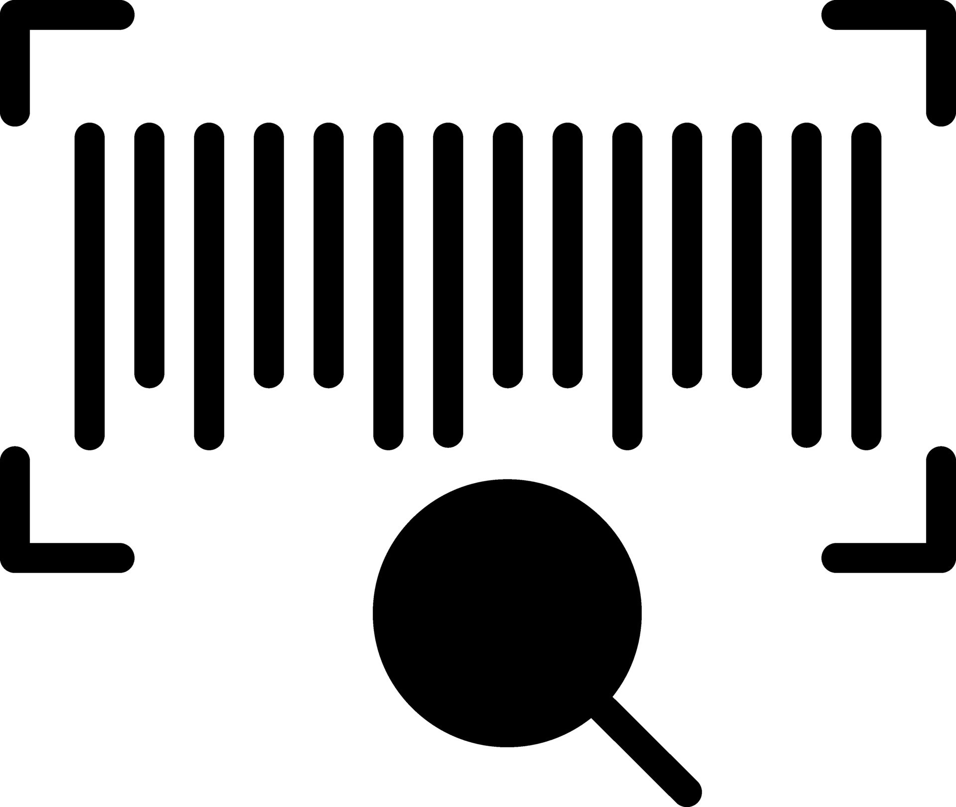 solid icon for tracking code 25848851 Vector Art at Vecteezy