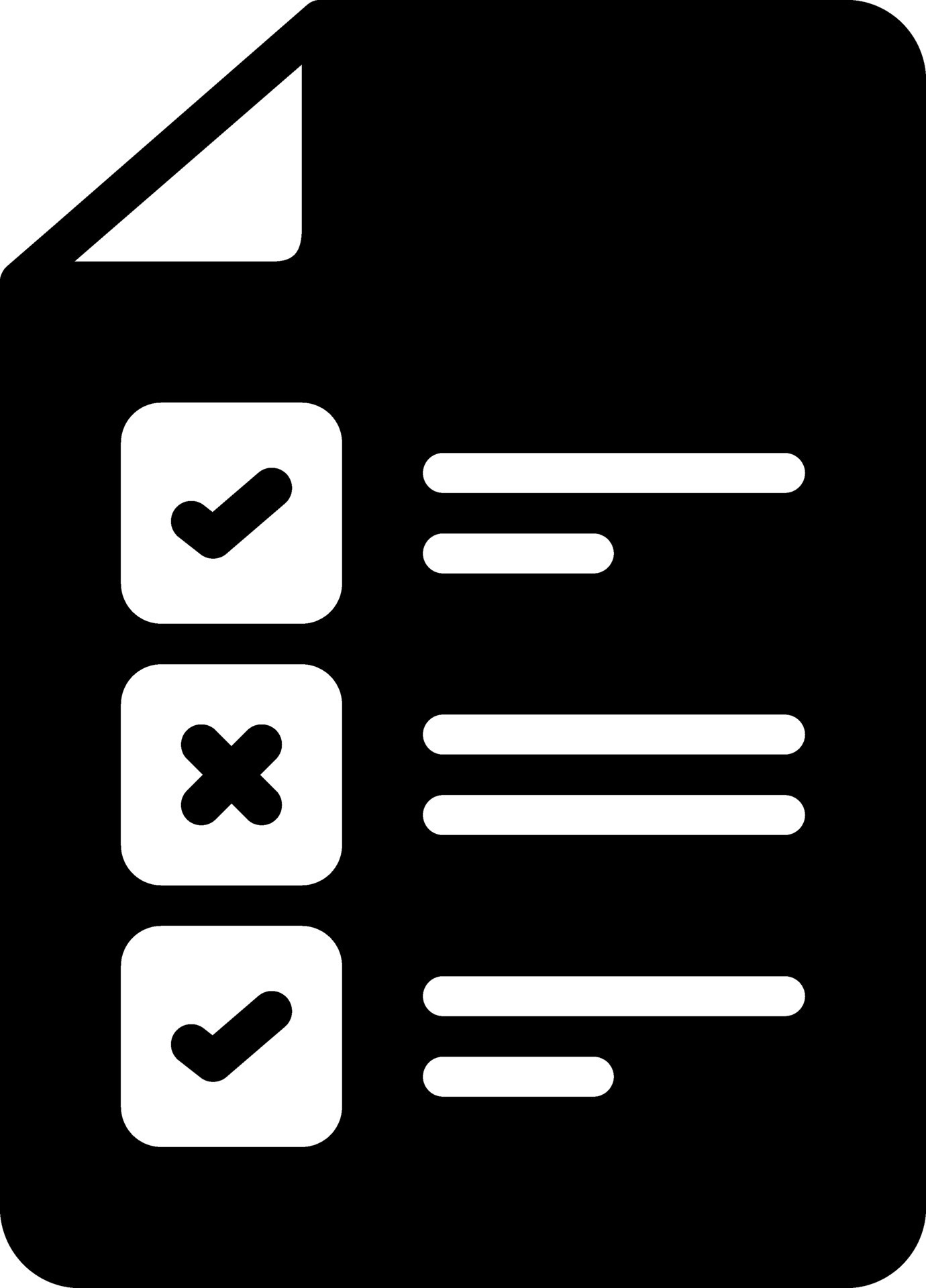 solid icon for test 25848988 Vector Art at Vecteezy