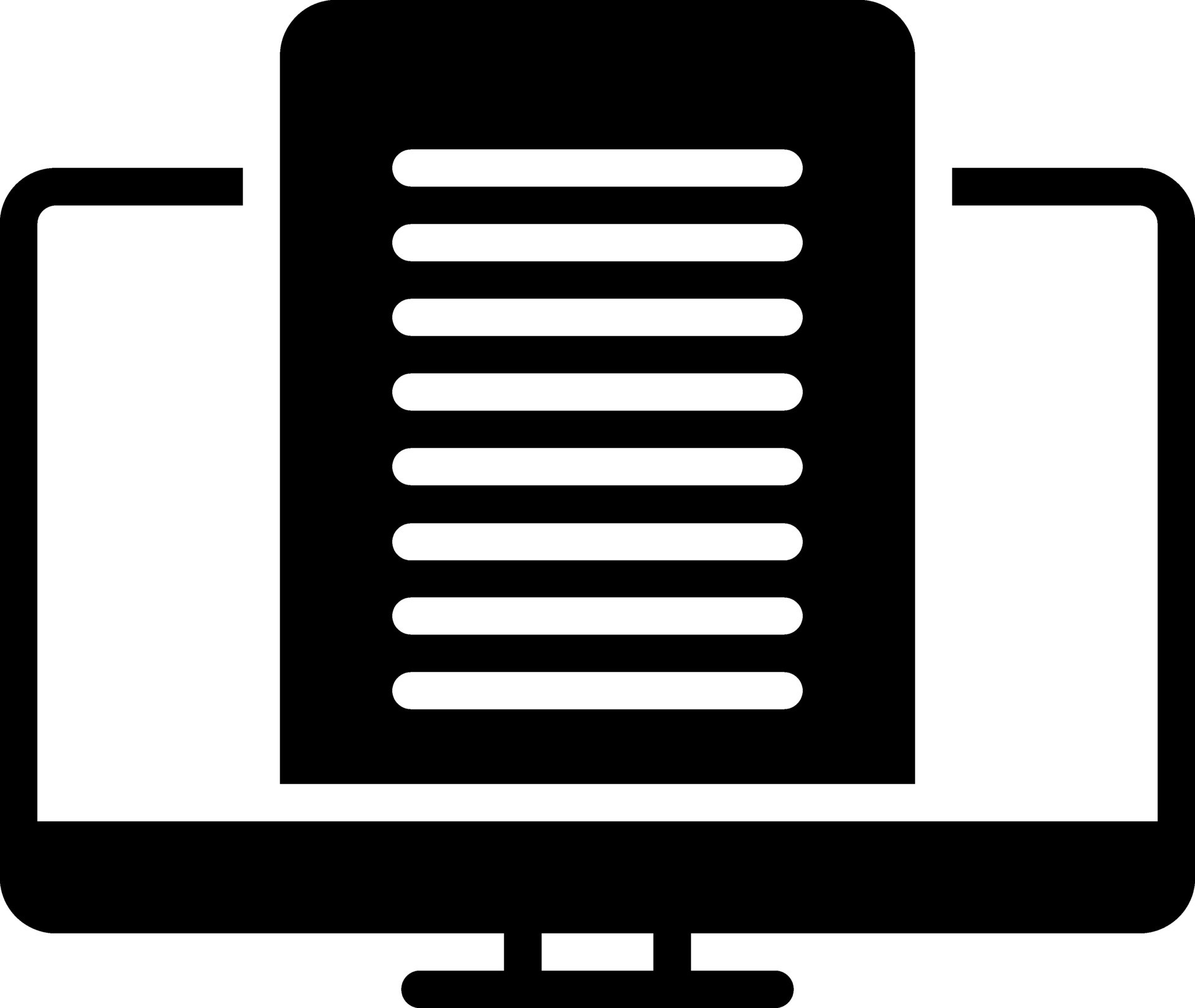 solid icon for content 25849009 Vector Art at Vecteezy