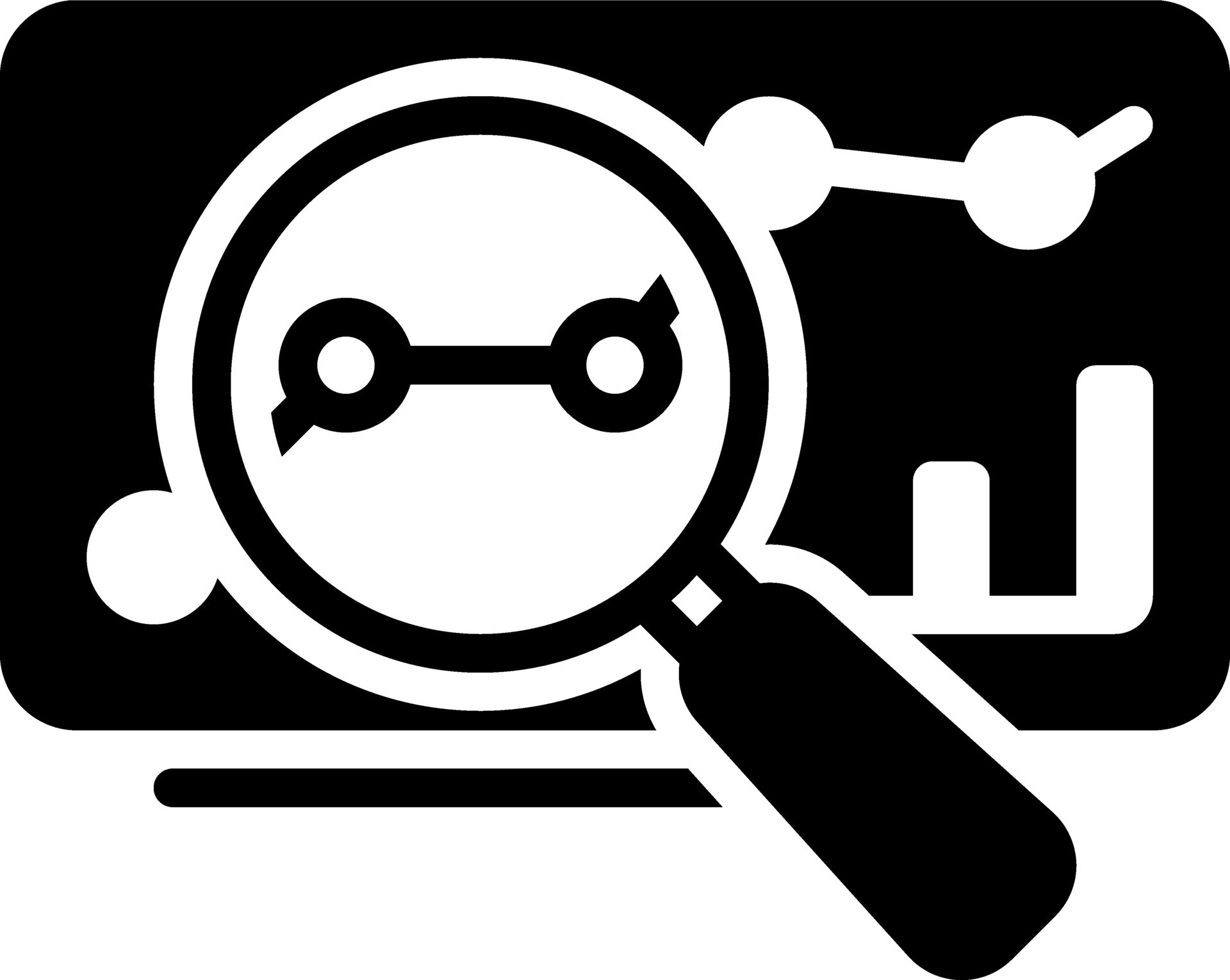 solid icon for data analysis 25849037 Vector Art at Vecteezy