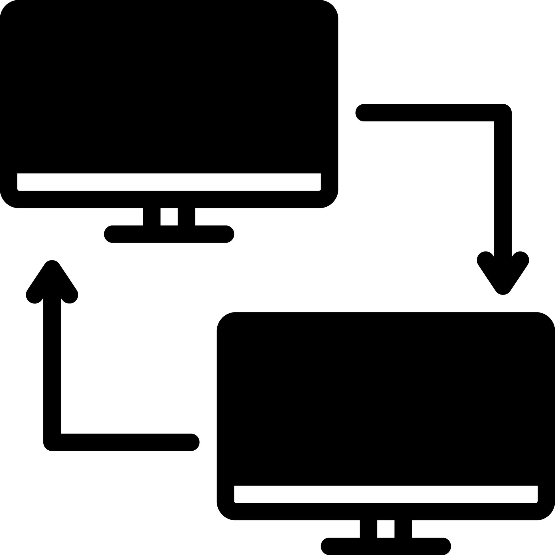 solid icon for pc share 25849175 Vector Art at Vecteezy