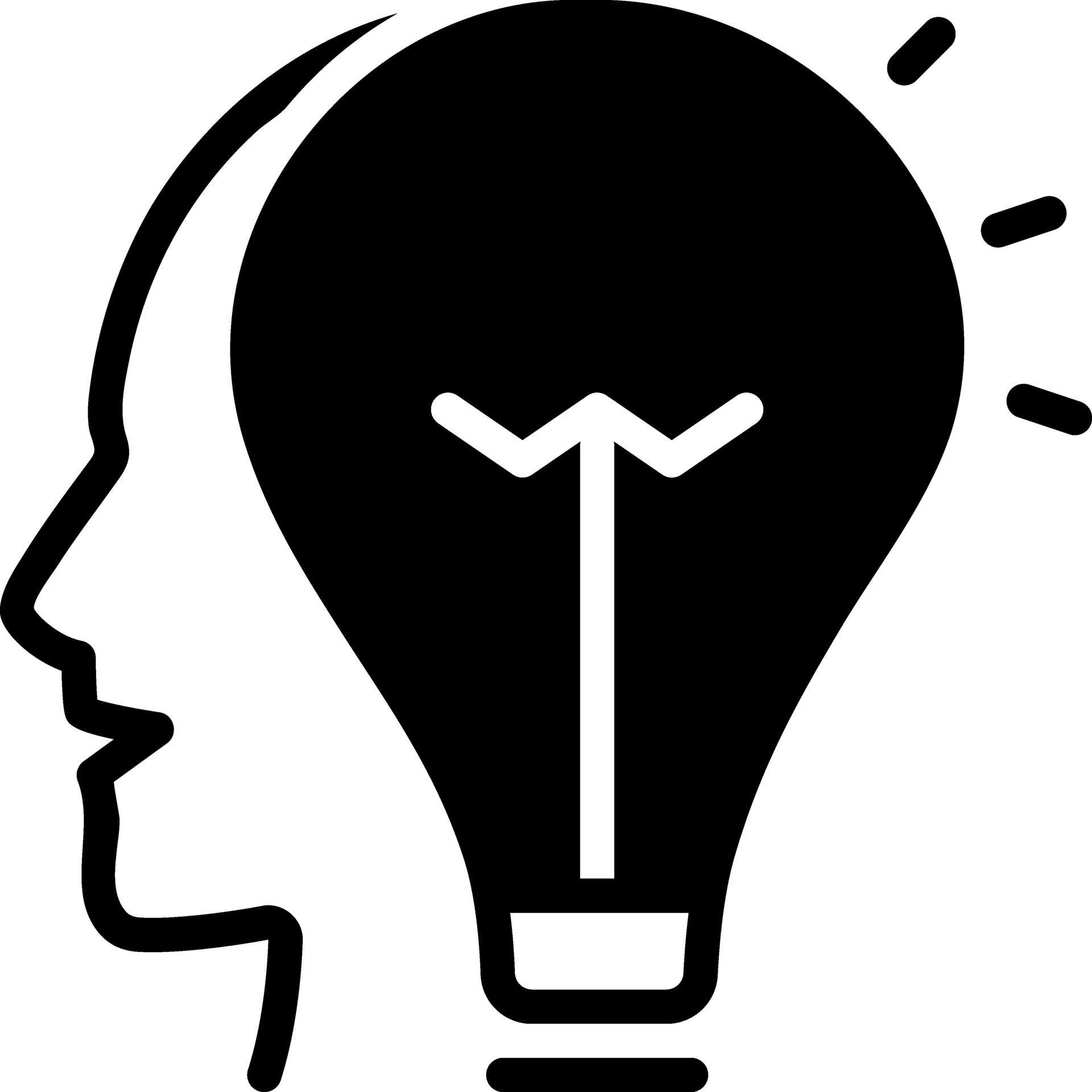 solid icon for idea 25849206 Vector Art at Vecteezy