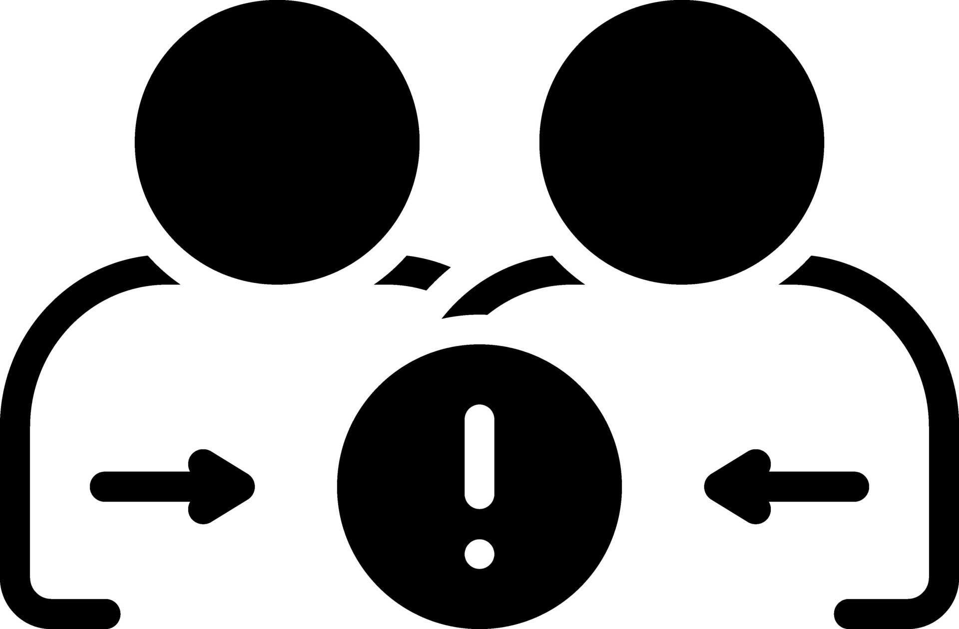 solid icon for risk 25849259 Vector Art at Vecteezy