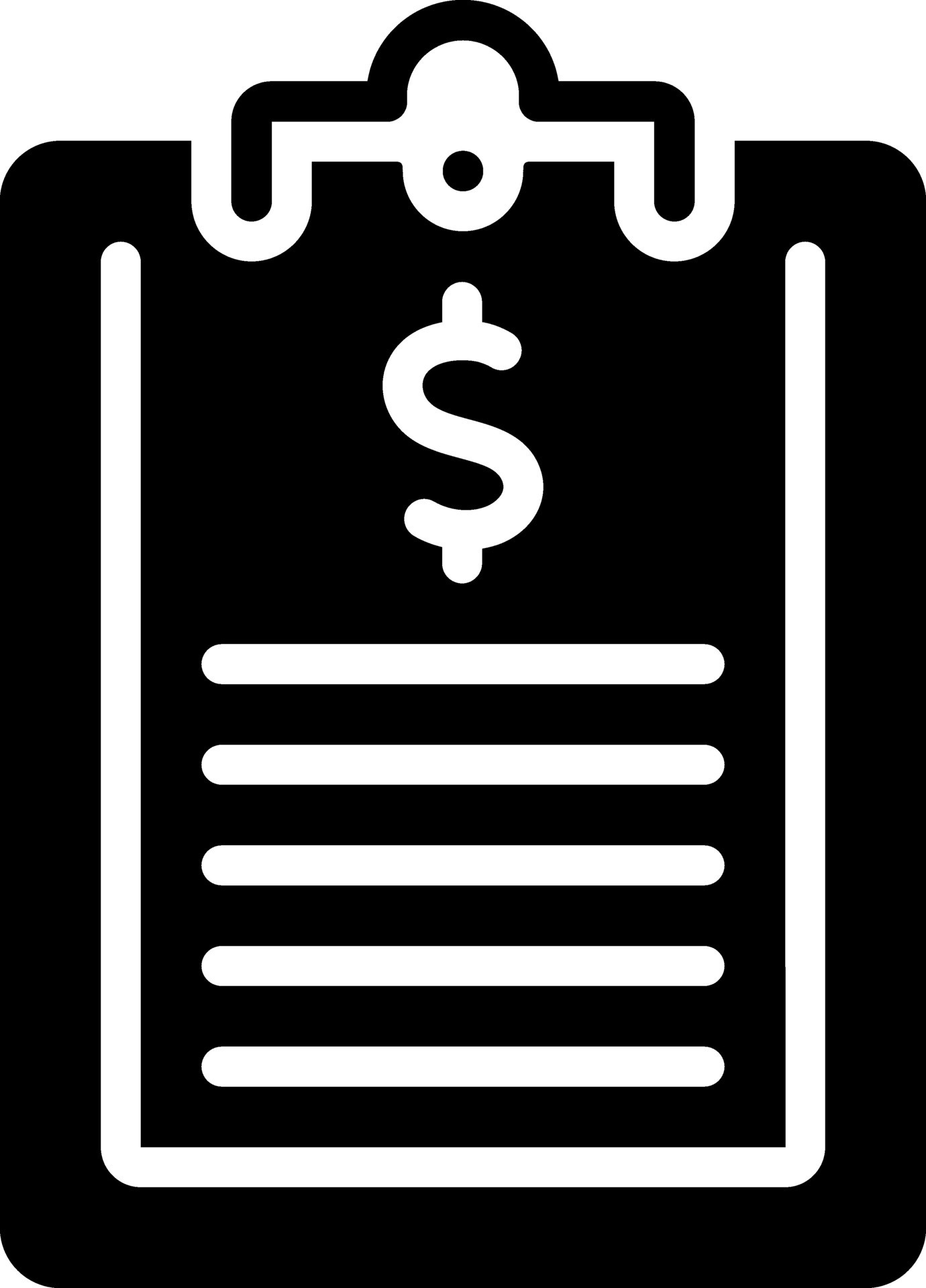 solid icon for invoice 25849292 Vector Art at Vecteezy