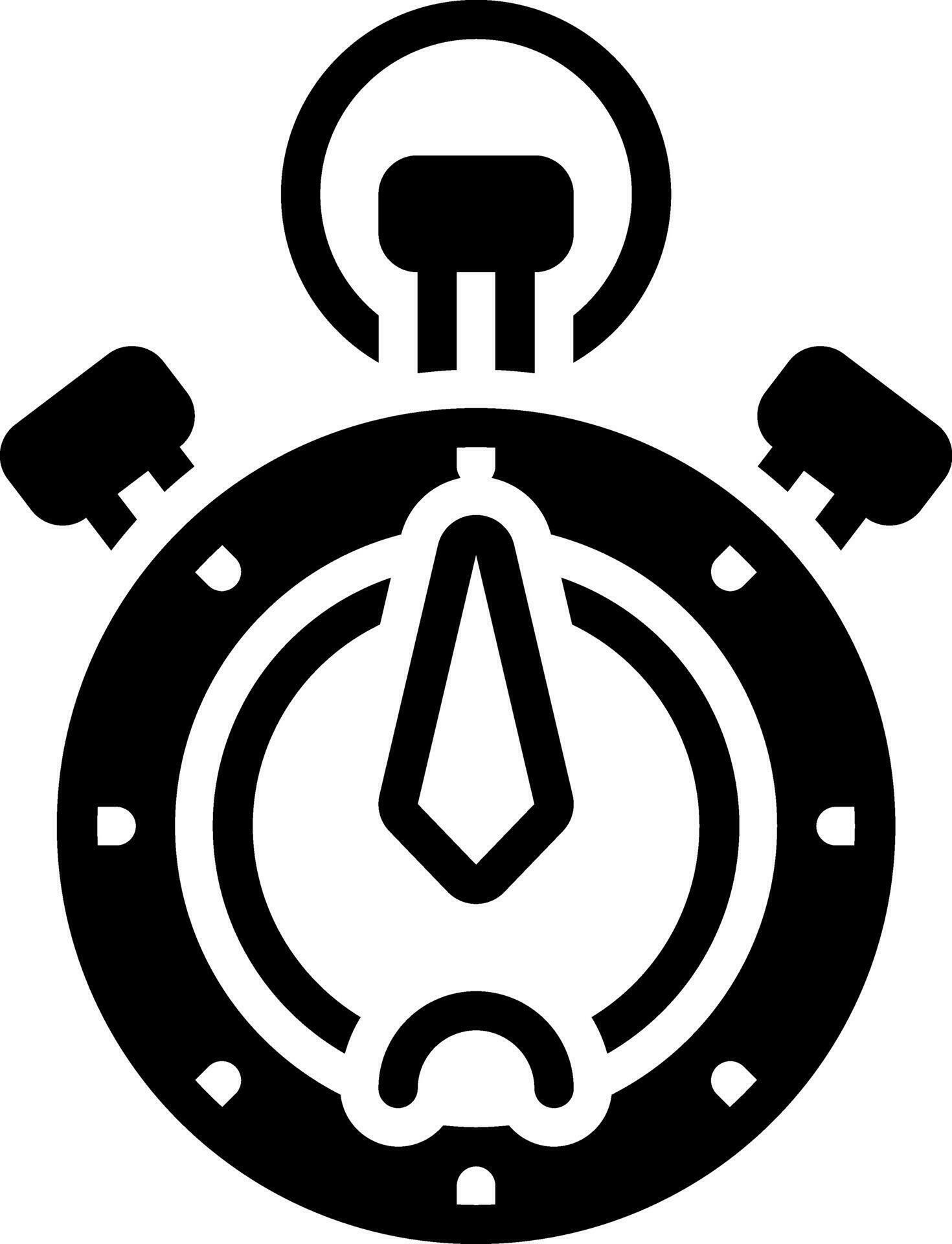 solid icon for stopwatch 25849404 Vector Art at Vecteezy