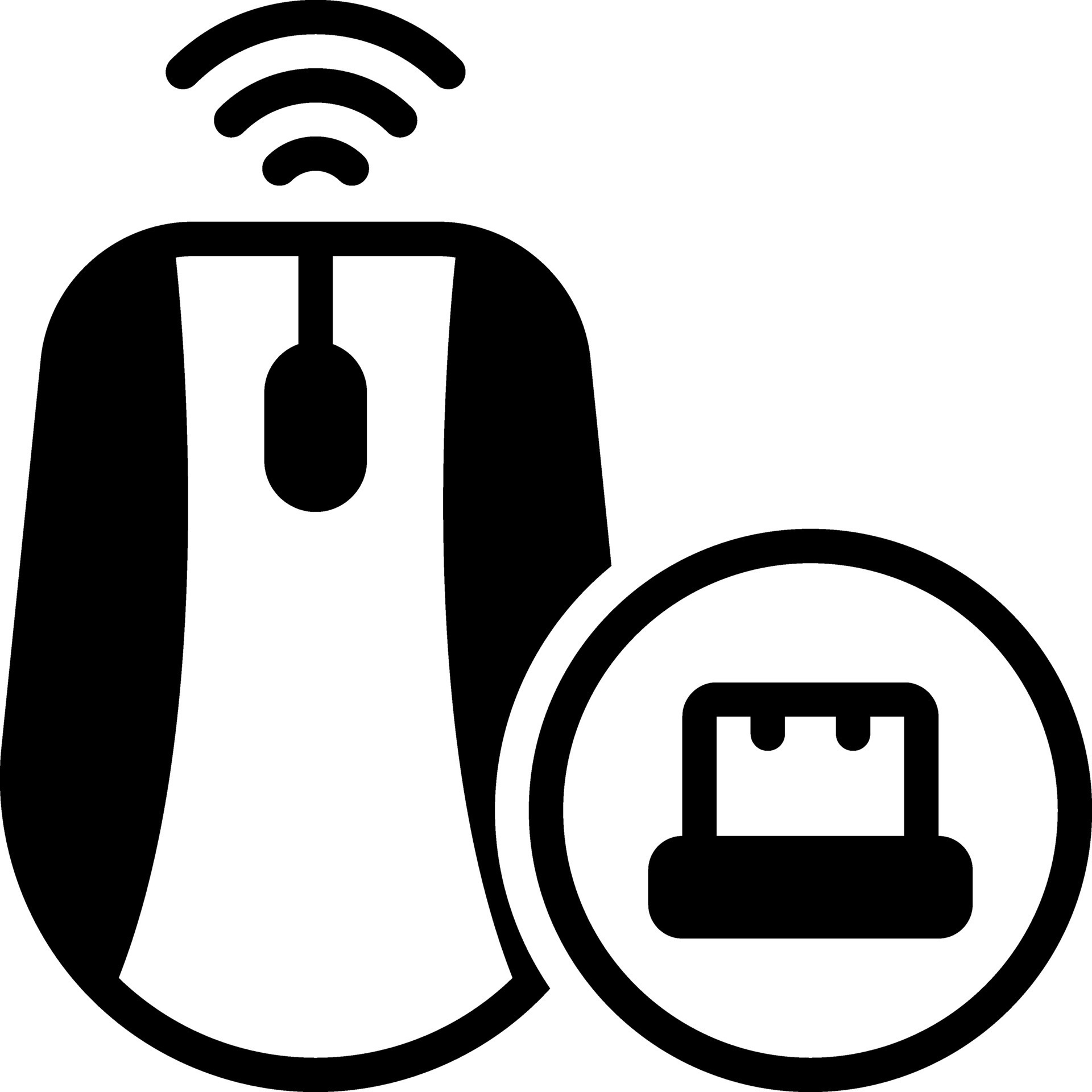 solid icon for mouse 25849448 Vector Art at Vecteezy